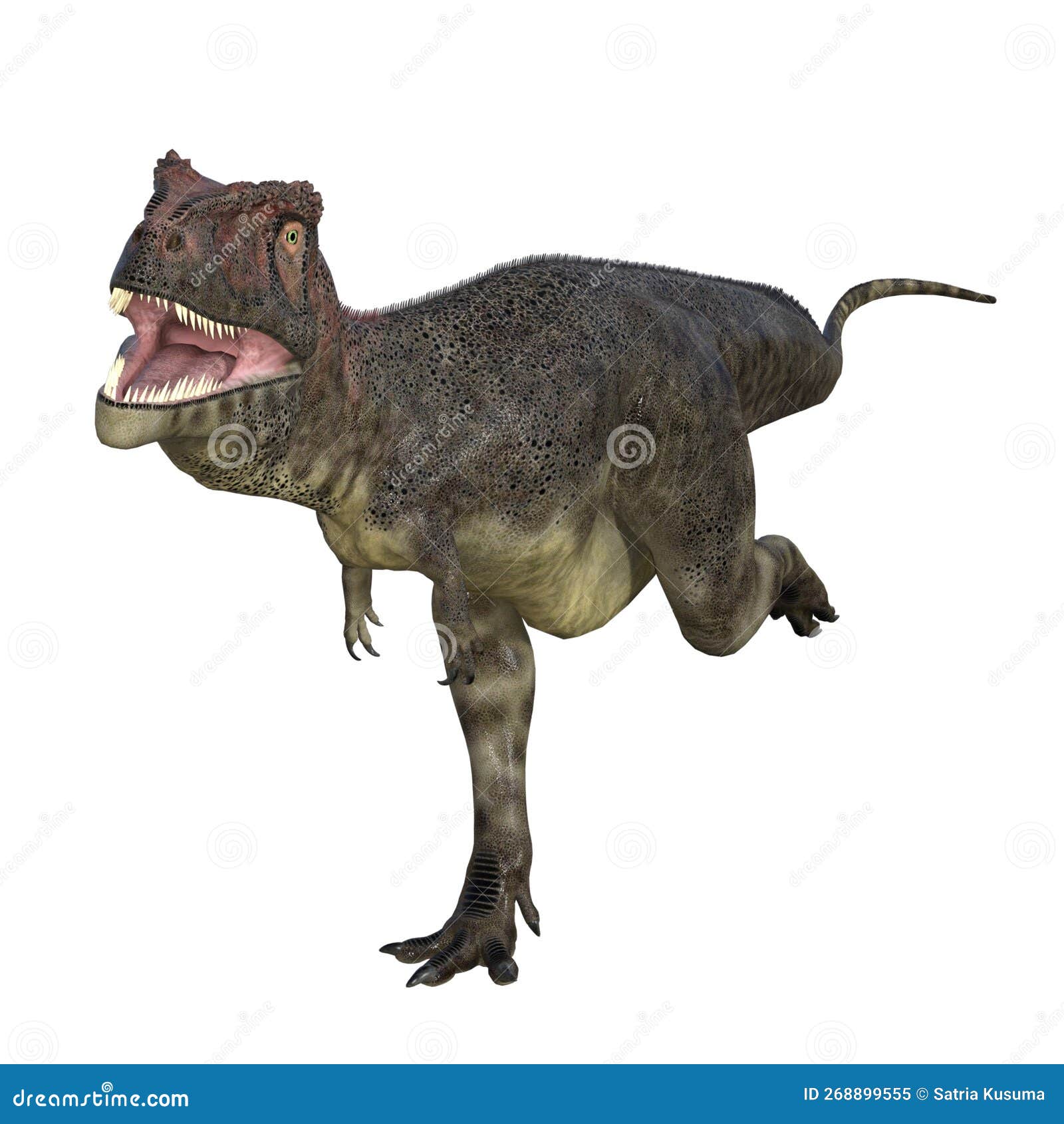 Mapusaurus Dinosaur Isolated on Tranparent Stock Image - Illustration ...