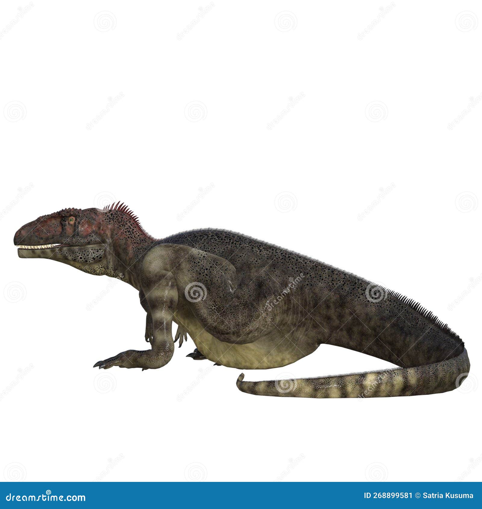 Mapusaurus Dinosaur Isolated on Tranparent Stock Image - Illustration ...