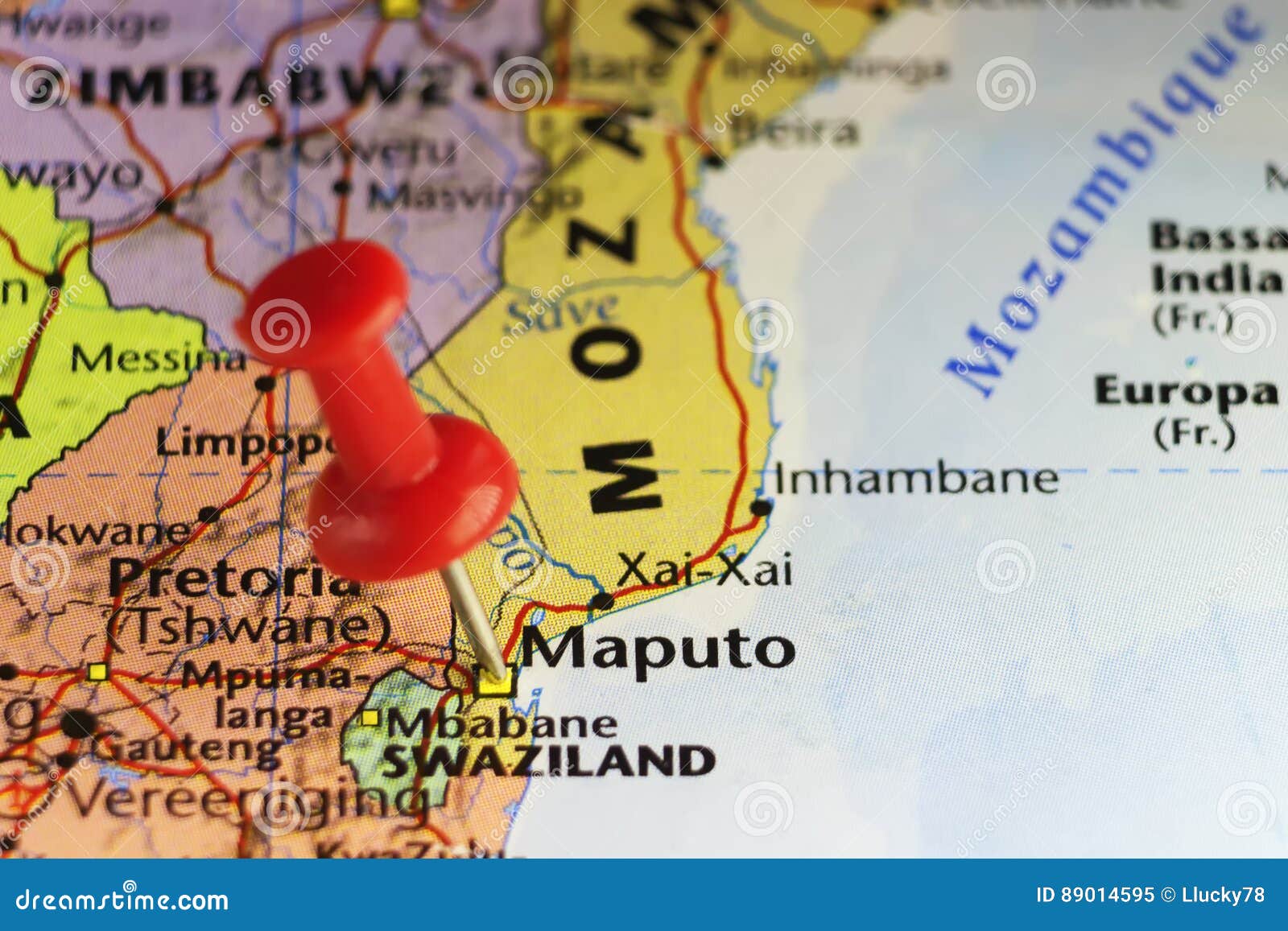 Maputo Capital City of Mozambique Stock Image - Image of background ...