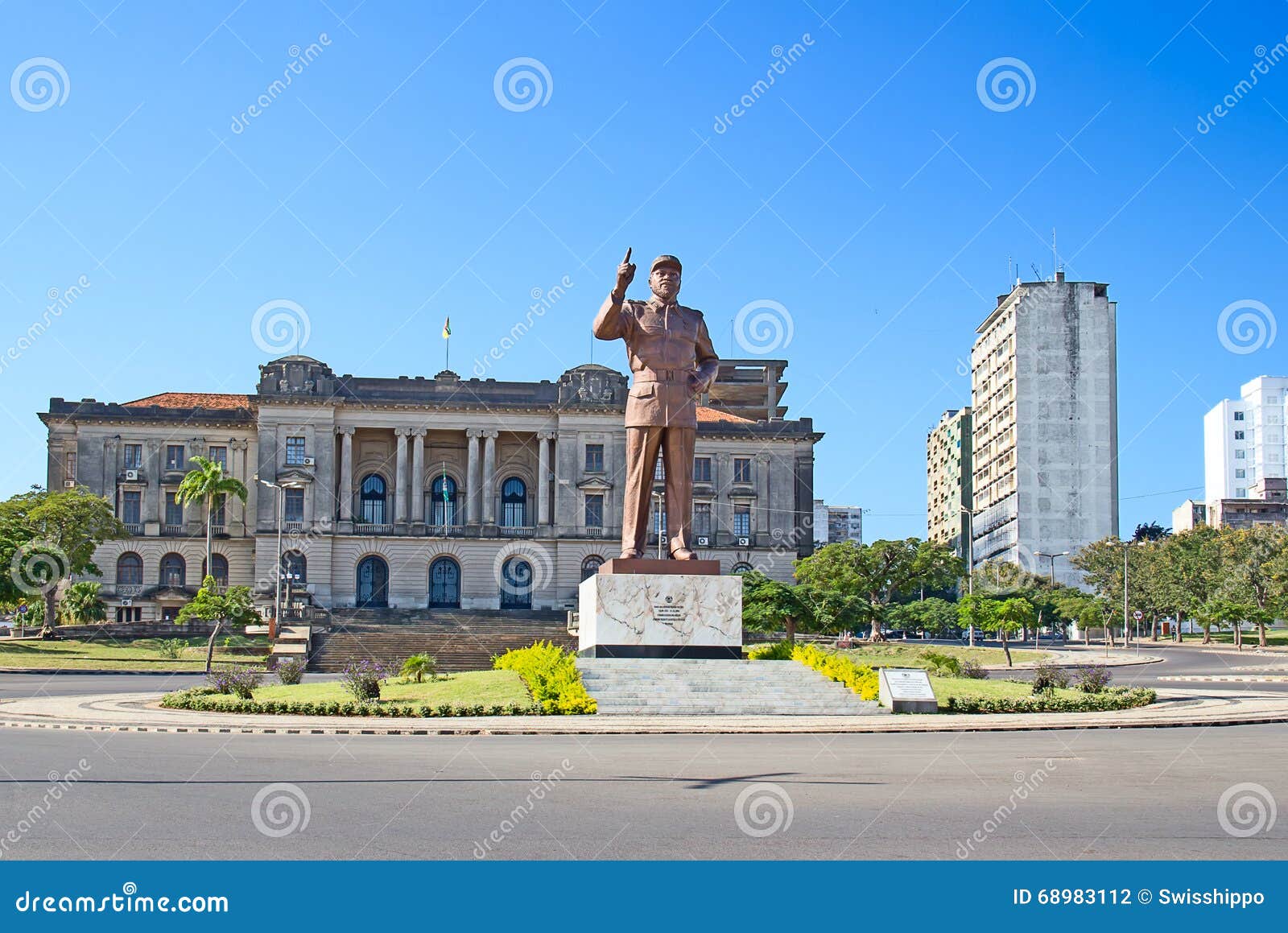 Maputo stock photo. Image of economy, architecture, hall - 68983112