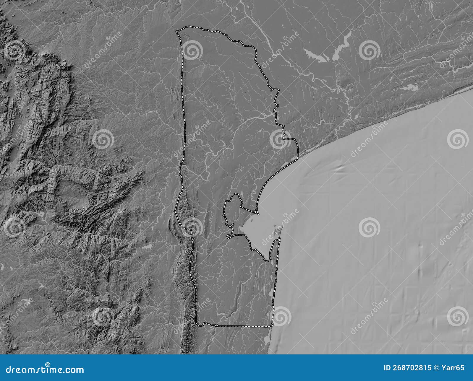 Maputo, Mozambique. Bilevel. No Legend Stock Illustration ...