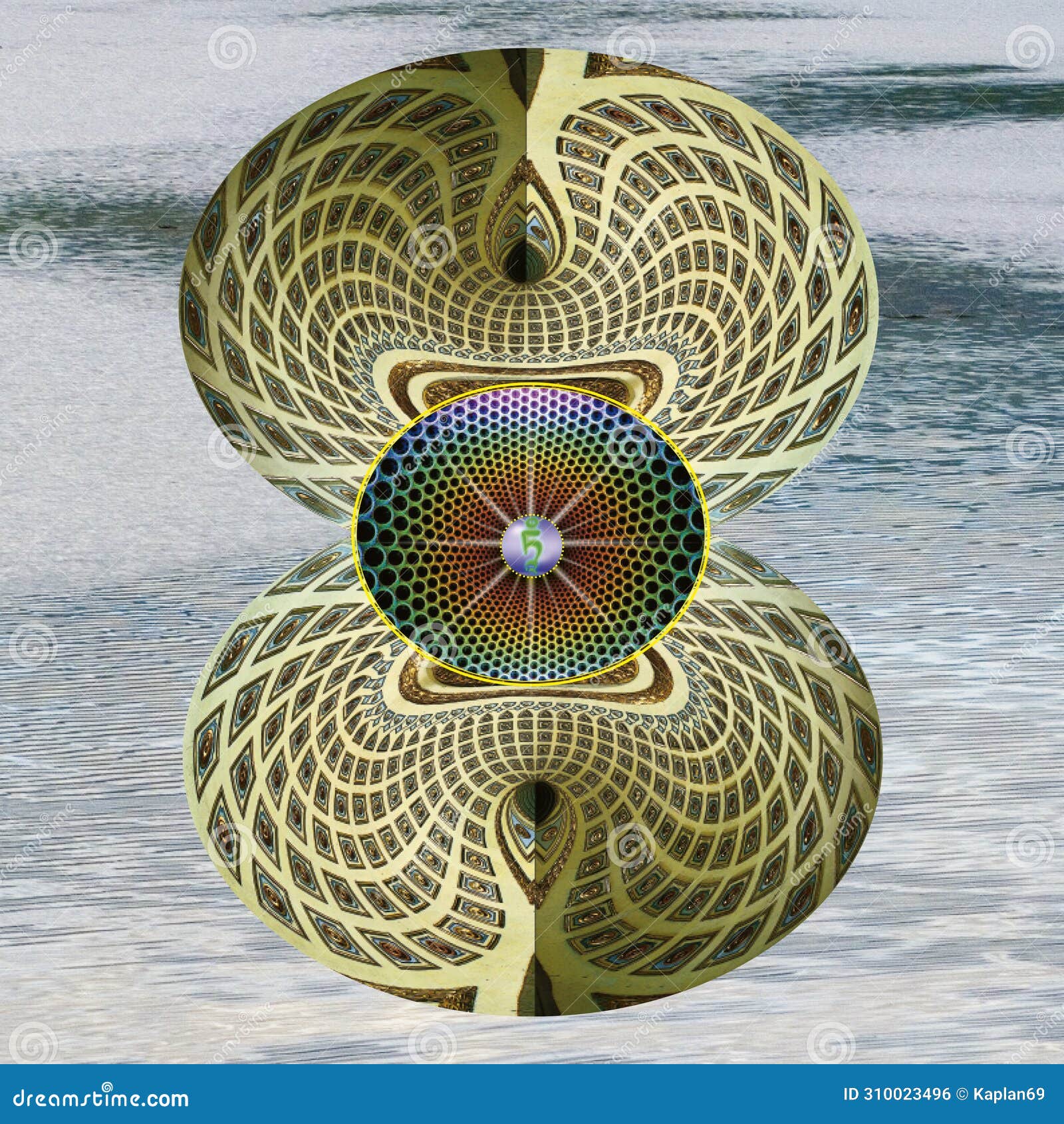 Symbolic mandala number 8 stock illustration. Illustration of mandala ...