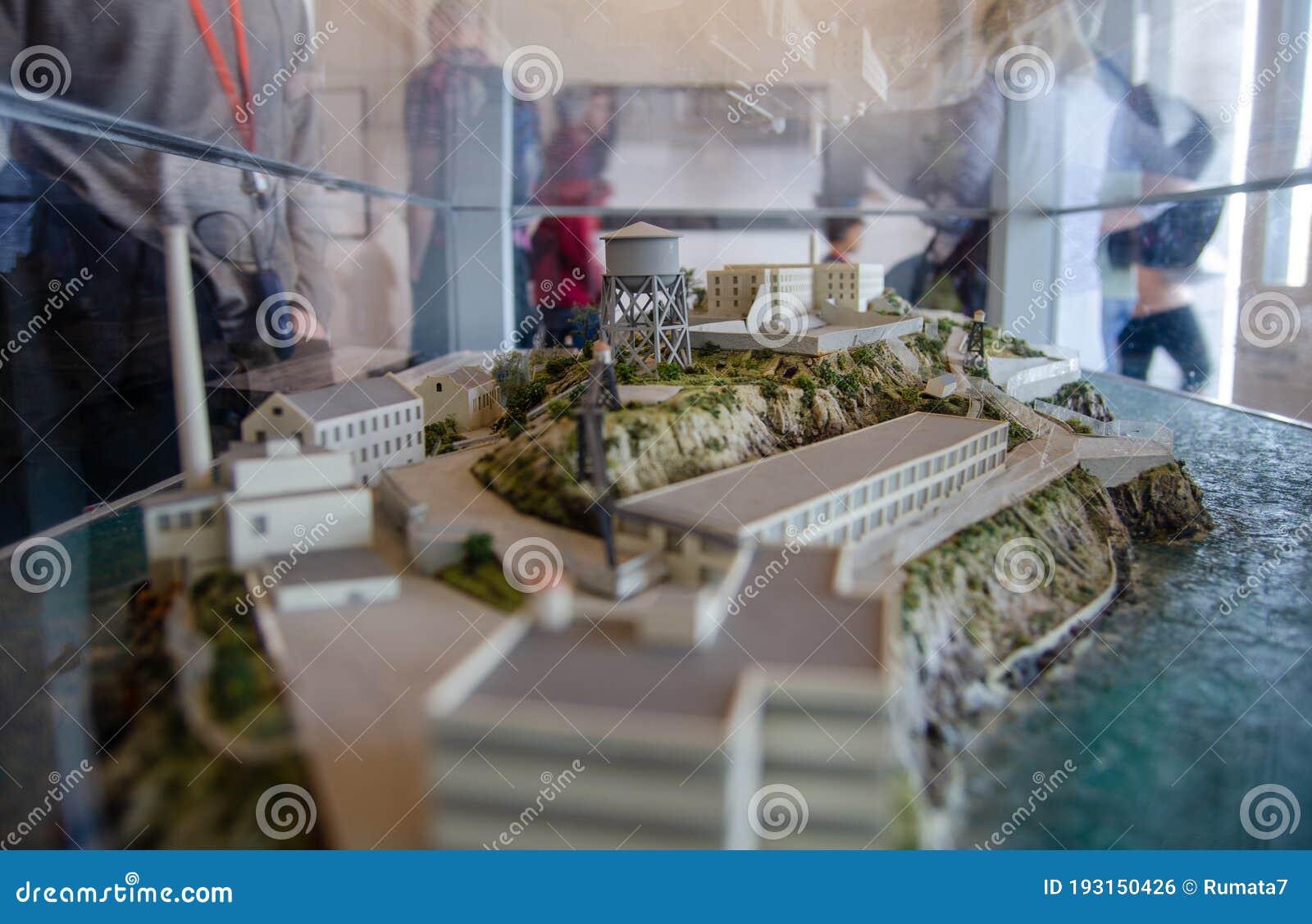 Maquette or Small Model of Alcatraz Prison Editorial Photo - Image of ...