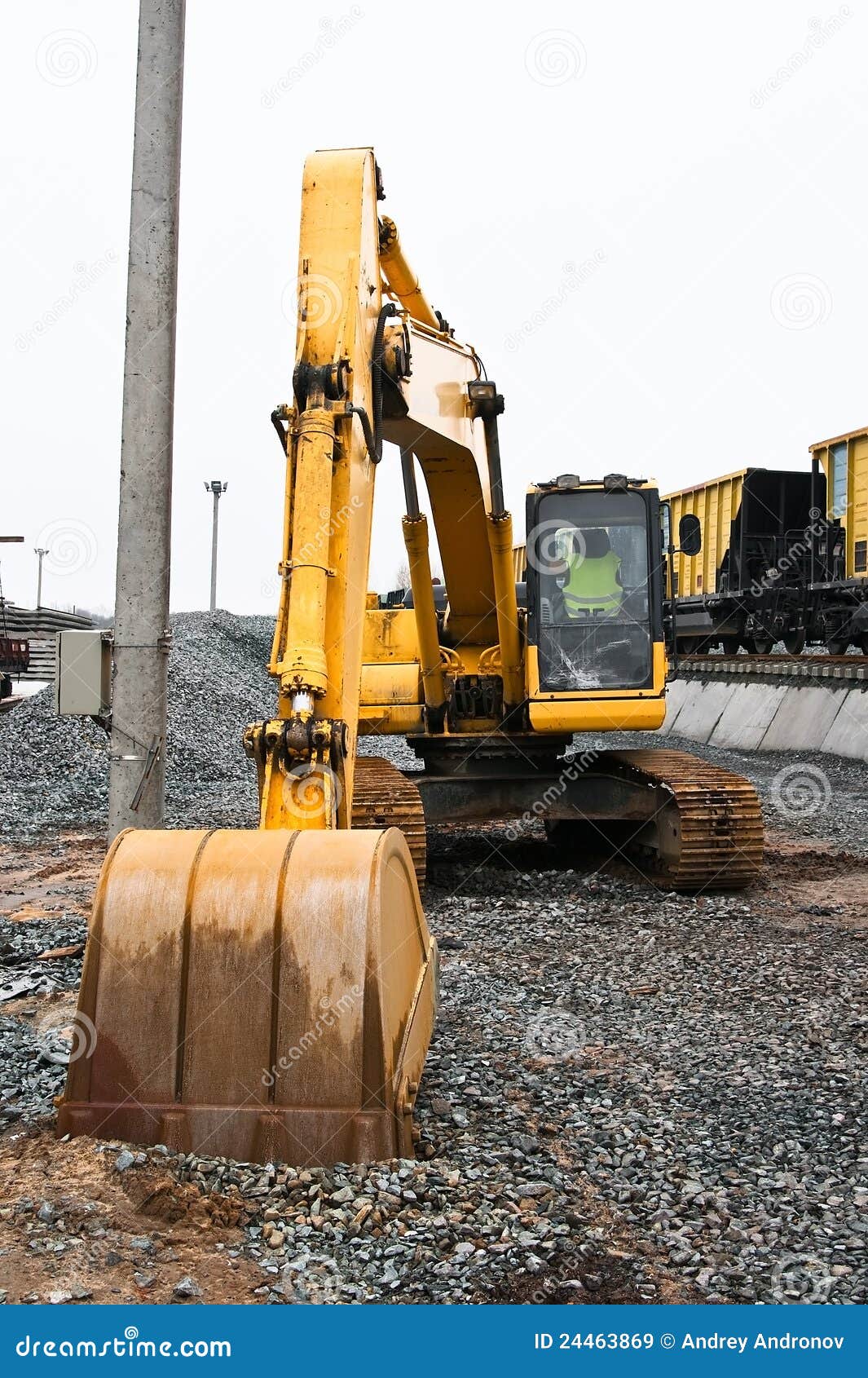 Maquinaria Do Movimento De Terras - Backhoe Imagem de Stock - Imagem de ...