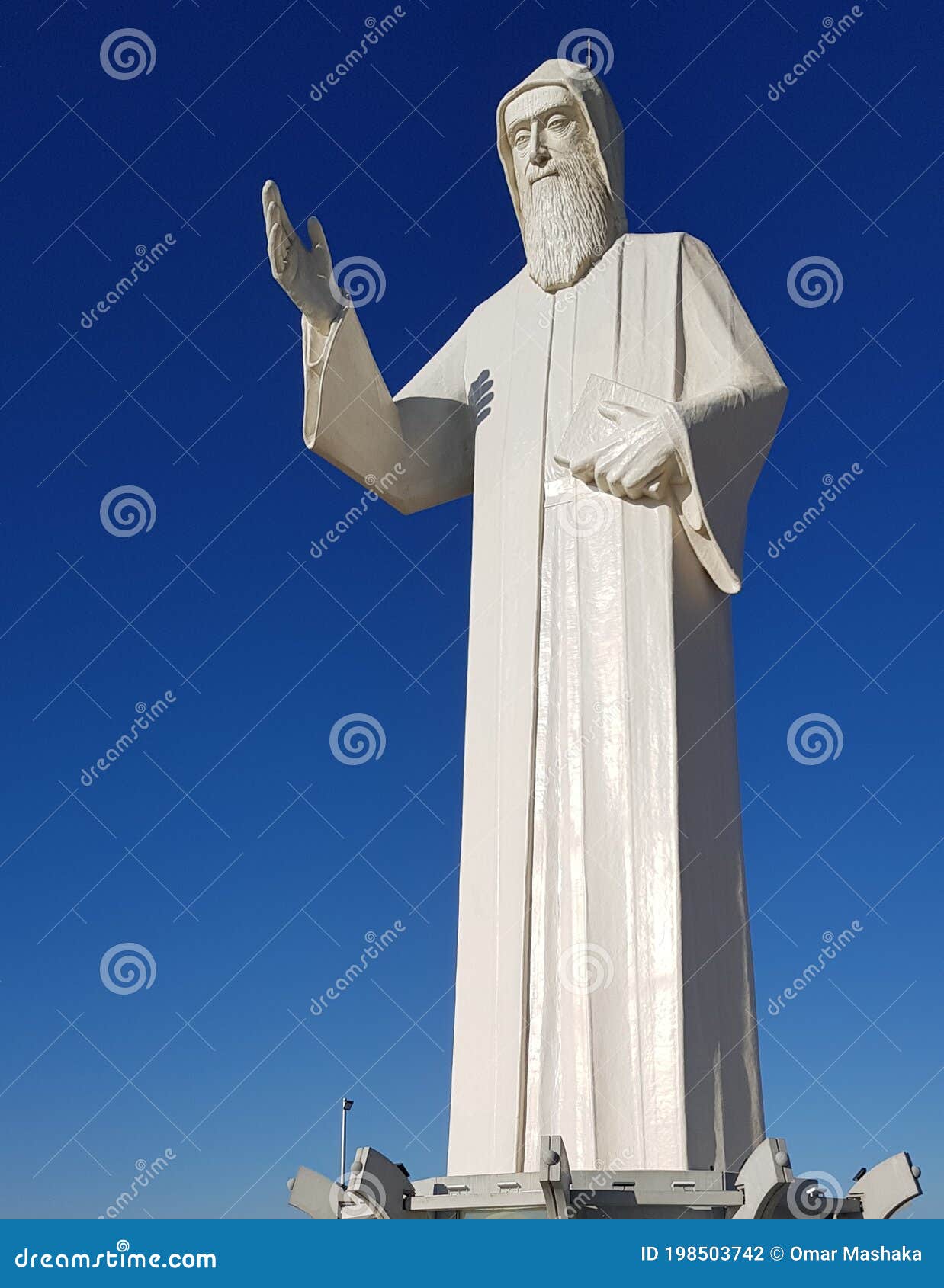 Mar Charbel Statue stock photo. Image of tourism, statue - 198503742