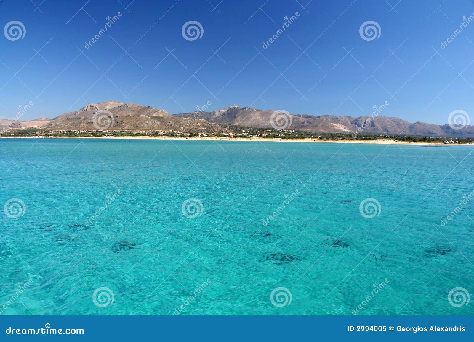 Mar de turquesa imagem de stock. Imagem de cenas, tranquilo - 2994005