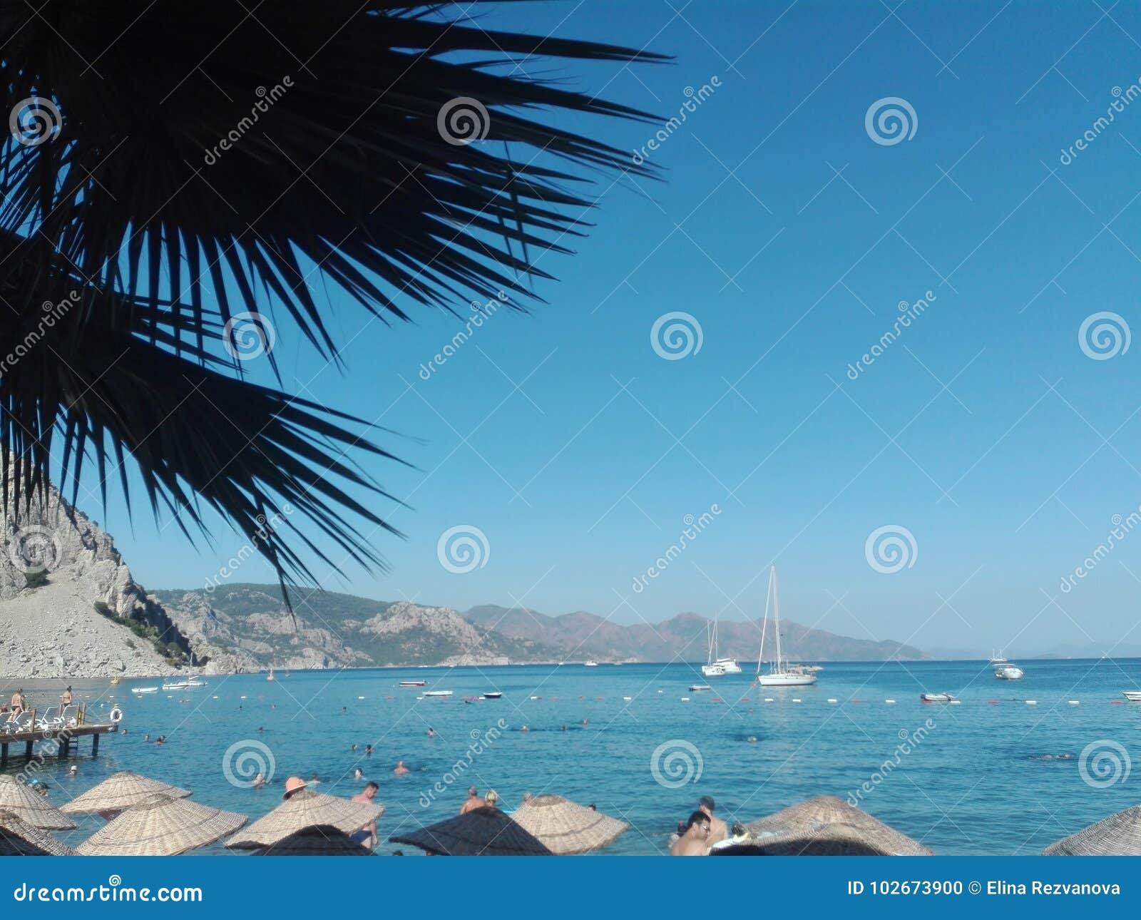 Mar Egeo immagine editoriale. Immagine di spiaggia, vista - 102673900