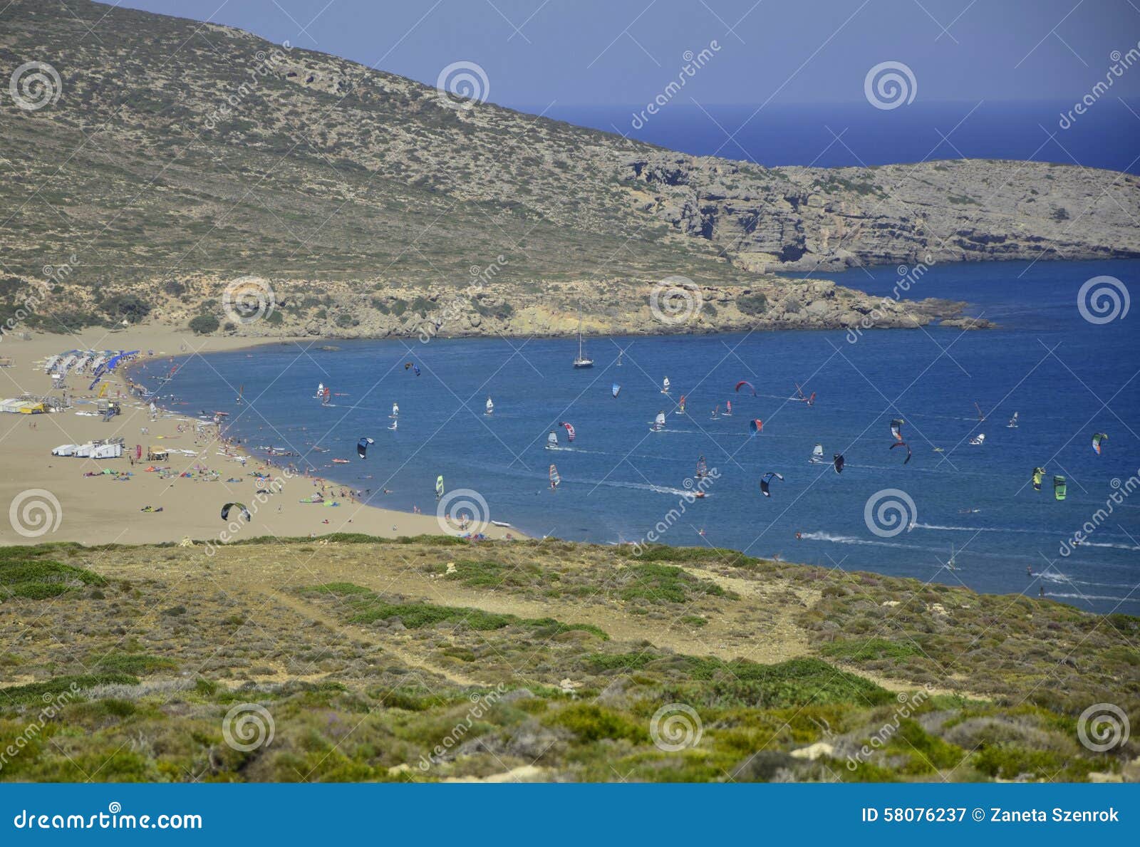 Mar Egeo, Grecia imagen de archivo. Imagen de agua, deportes - 58076237