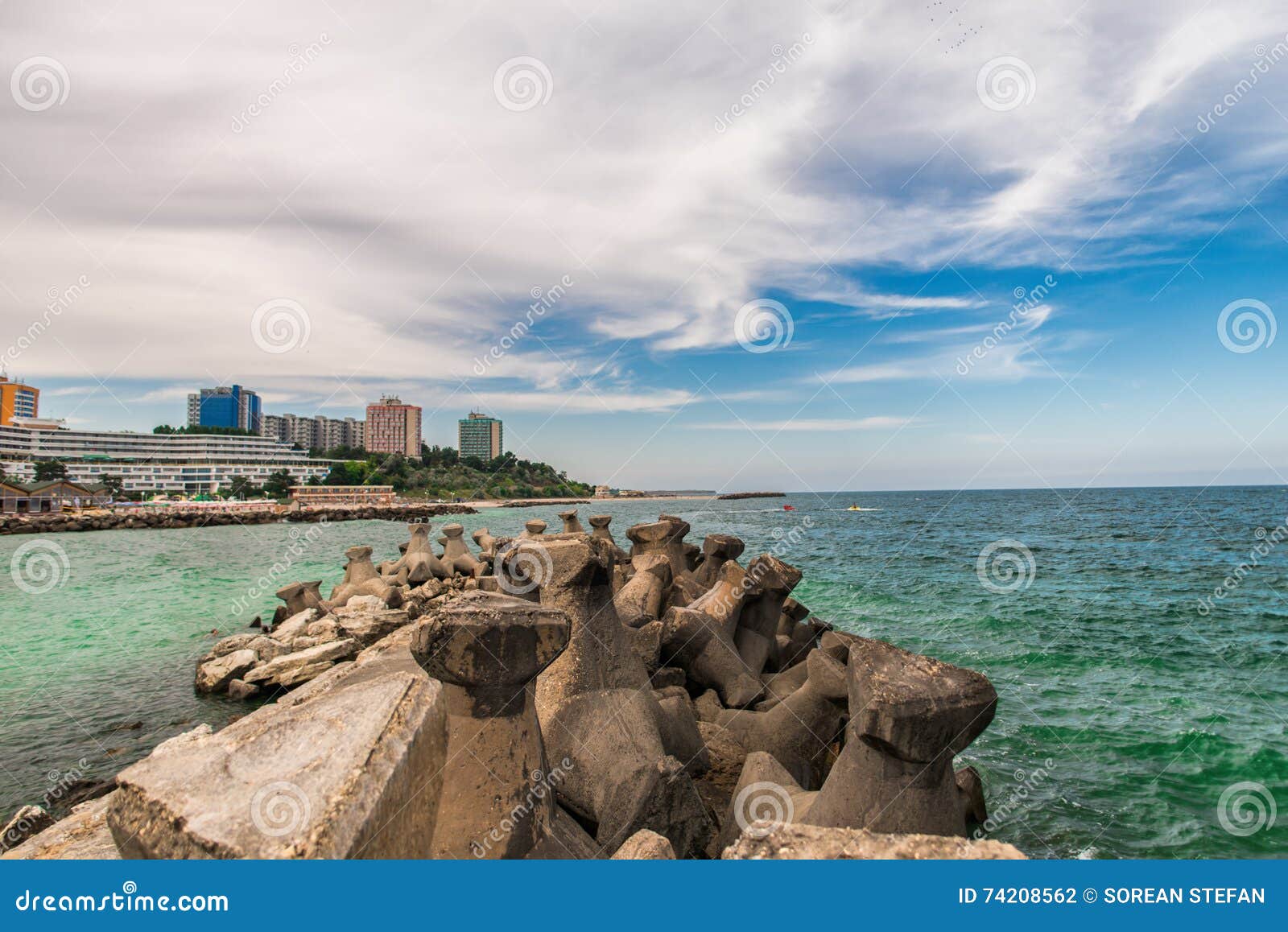 Mar Nero fotografia stock. Immagine di paesaggio, bello - 74208562