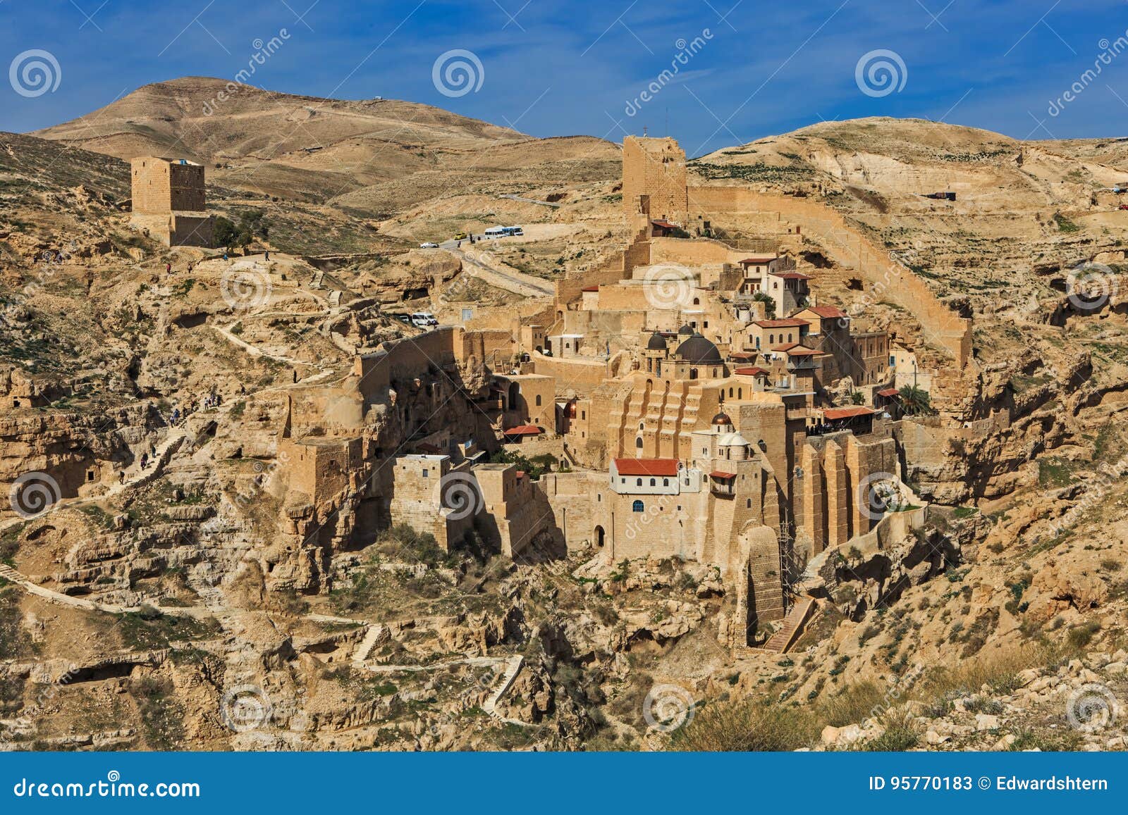 Mar Saba Monastery. Israel stock image. Image of church - 95770183