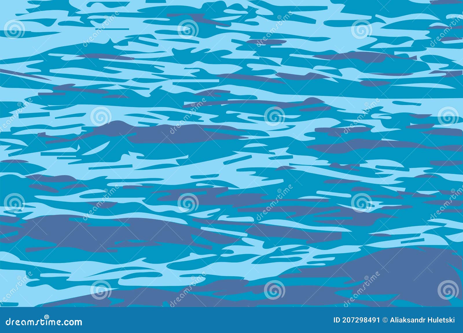 Mar ilustración del vector. Ilustración de textura, océano - 207298491