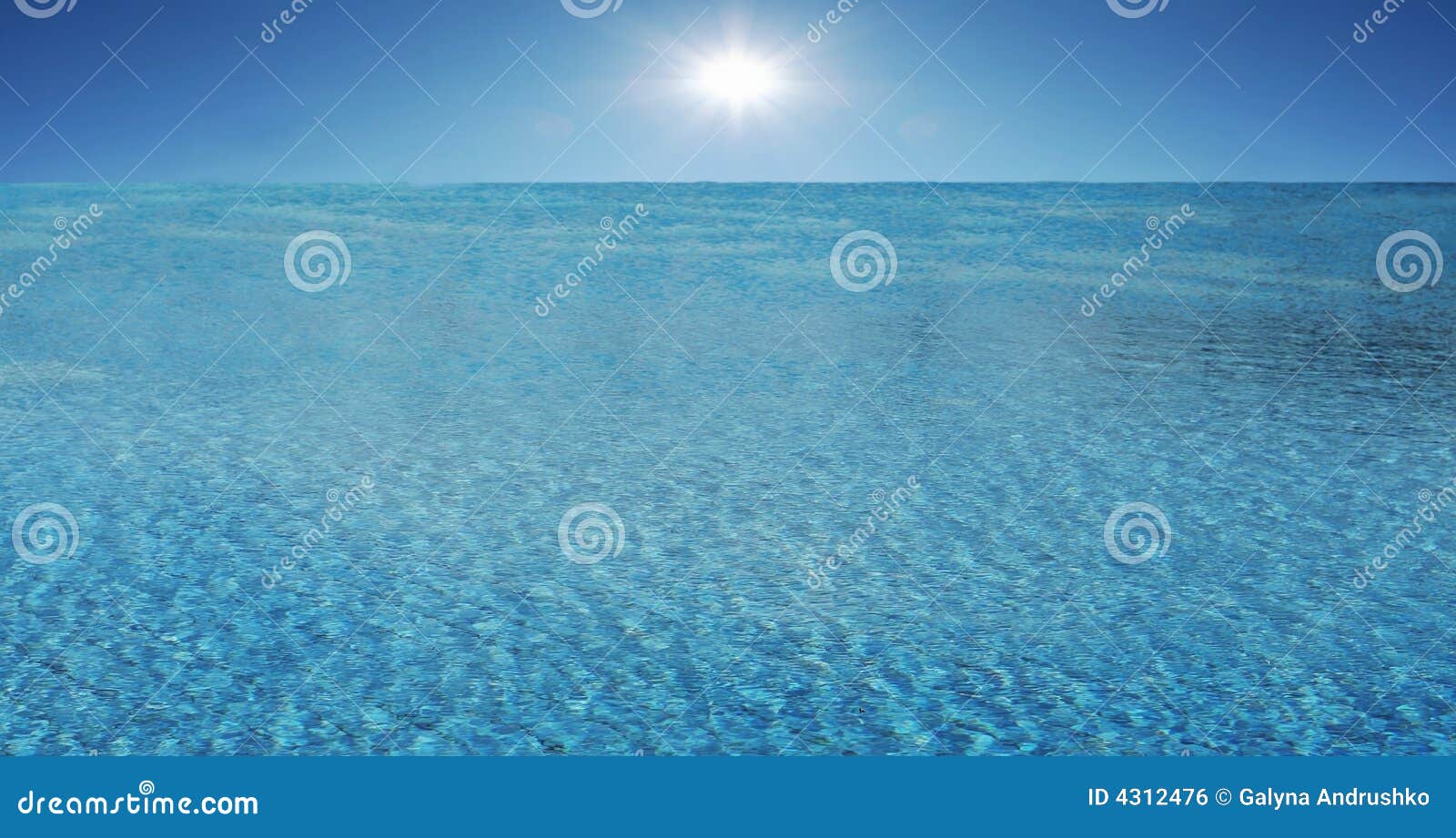 Mar y sol foto de archivo. Imagen de cielo, fondo, travieso - 4312476