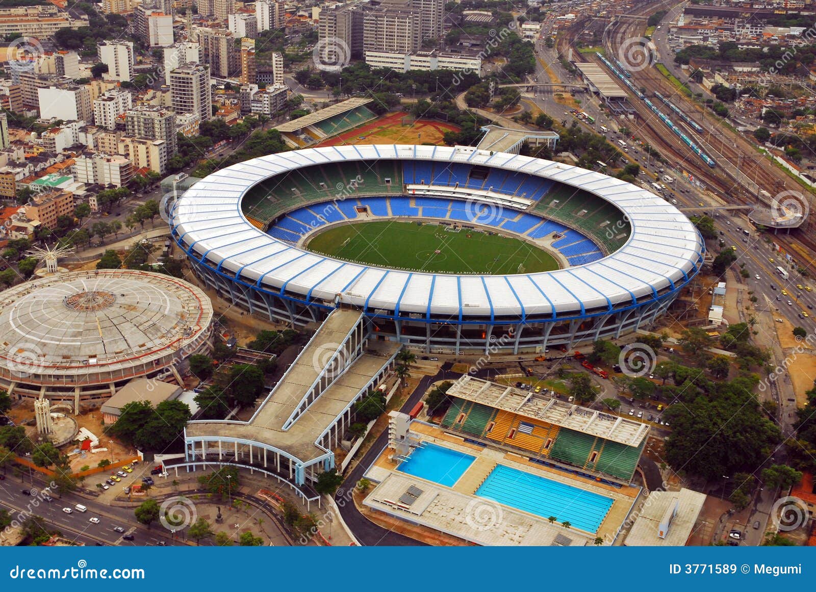 Maracana Stadium stock image. Image of leisure, maracana - 3771589
