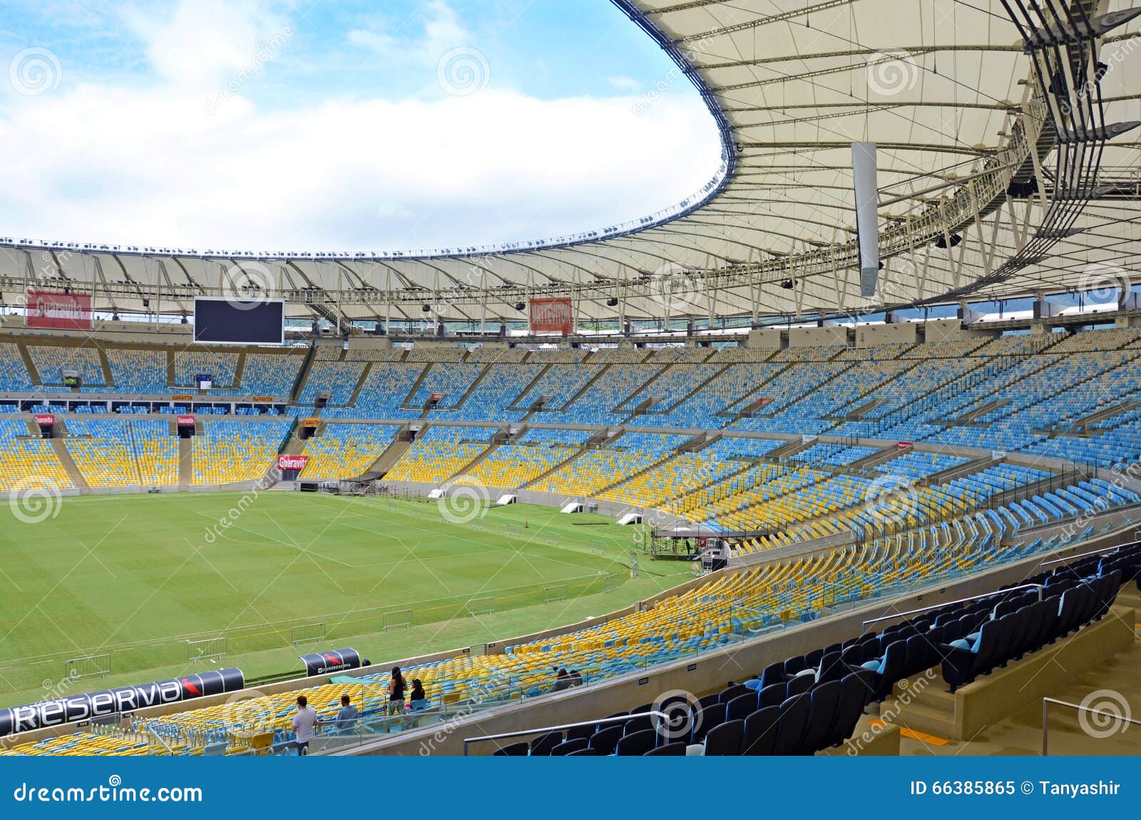 Maracana Stadium editorial image. Image of seats, logo - 66385865