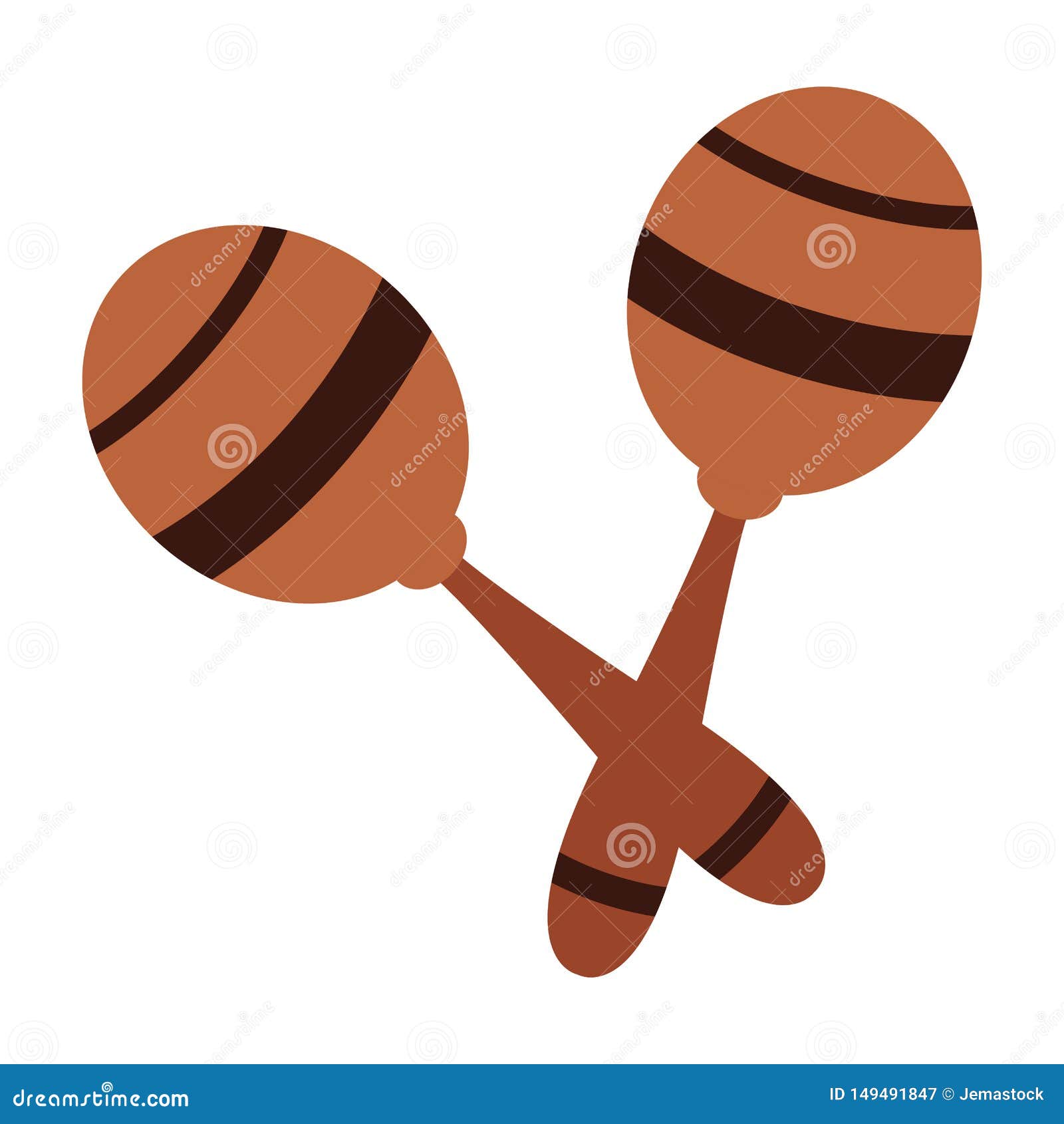 Maracas icon cartoon stock vector. Illustration of acoustic - 149491847