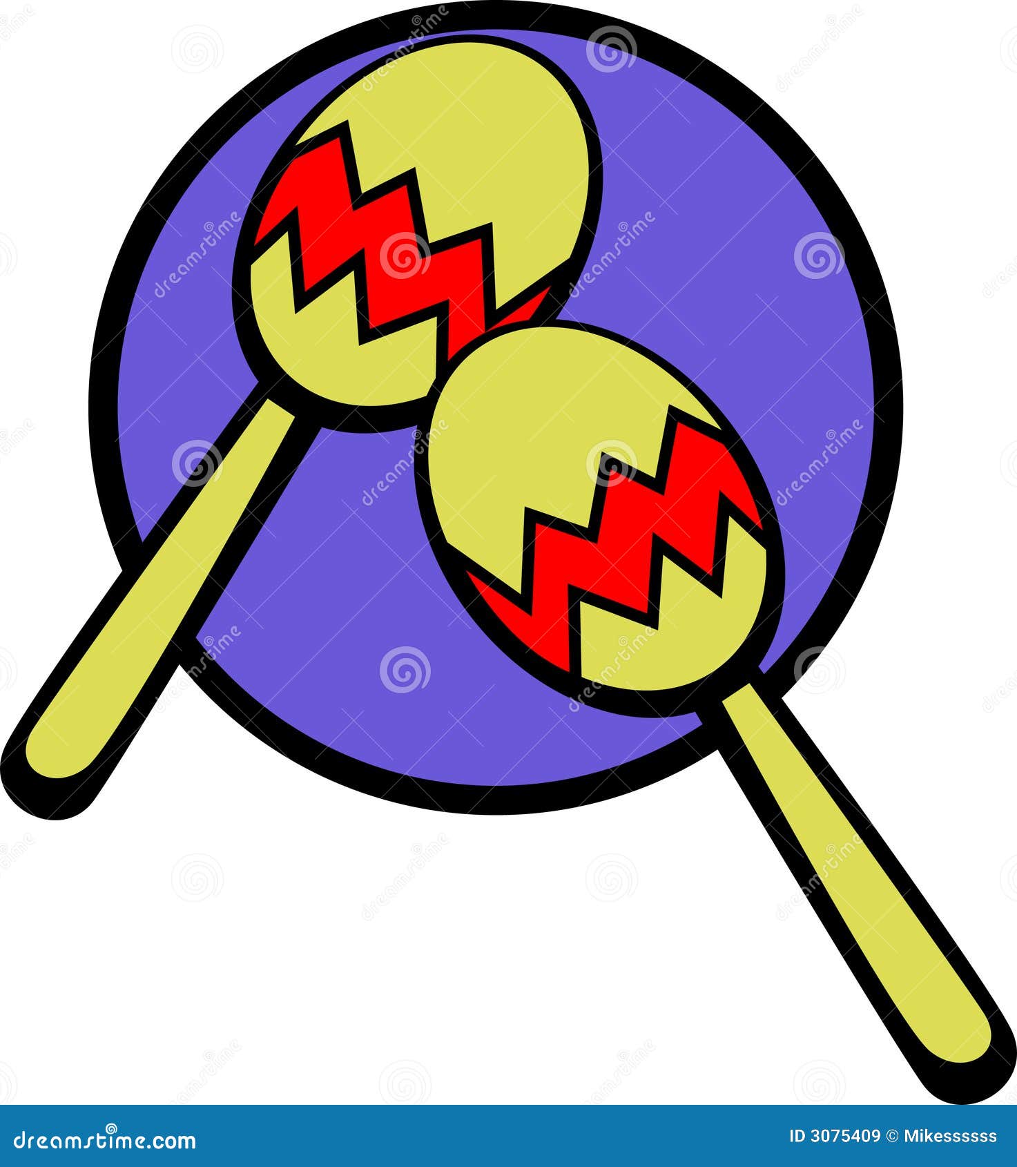 Maracas Musical Instruments Vector Illustration Stock Vector ... Maracas Musical Instruments Vector Illustration Stock Vector ...