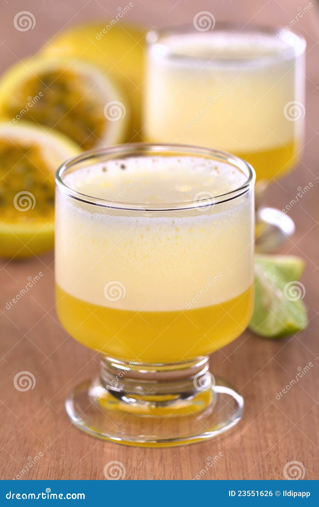 Maracuya Sour stock photo. Image of selective, pisco - 23551626