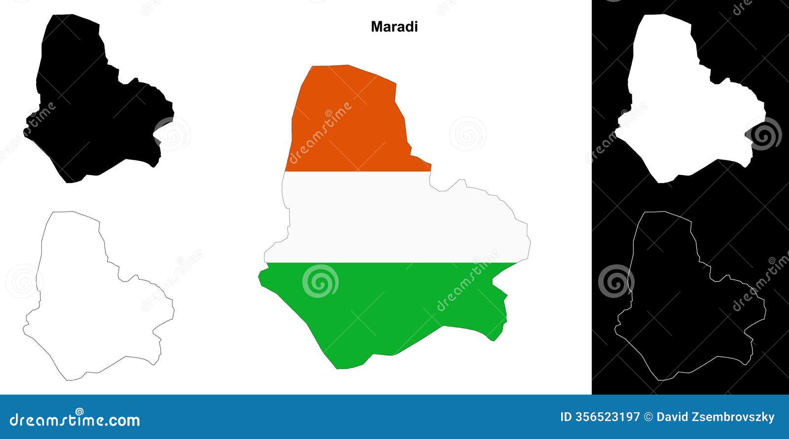 Maradi Region Map Vector | CartoonDealer.com #147118016