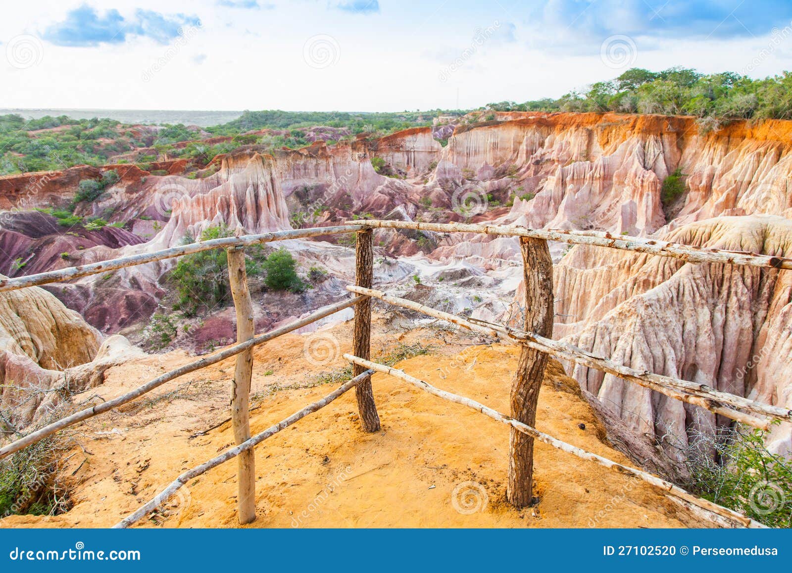 Marafa Canyon - Kenya stock photo. Image of blue, formation - 27102520