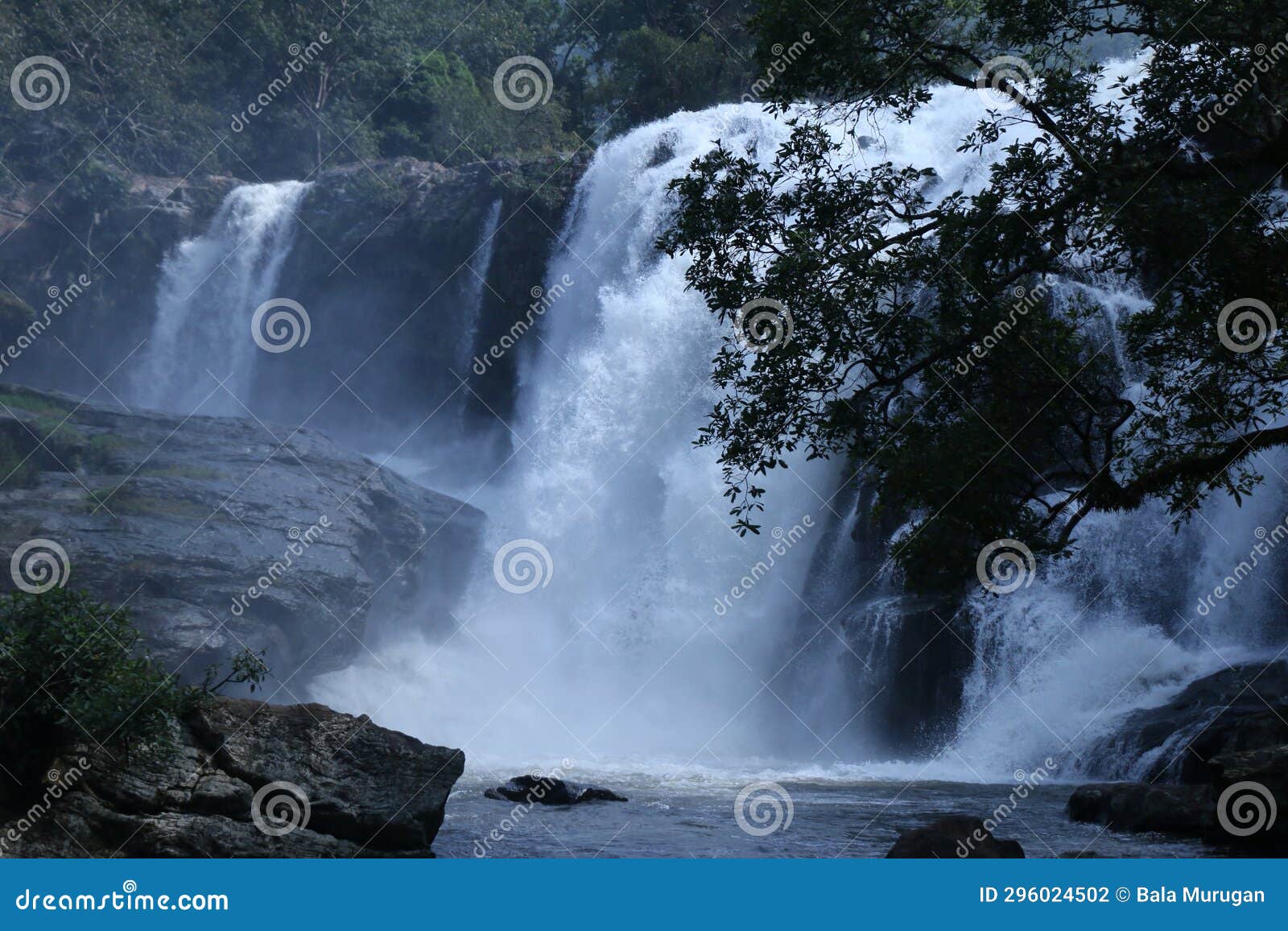 Maraiyur waterfall stock photo. Image of stream, udumalai - 296024502
