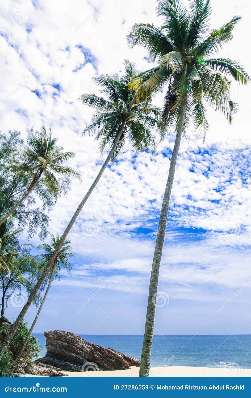 Marang Beach stock image. Image of tourism, rock, ocean - 27286559