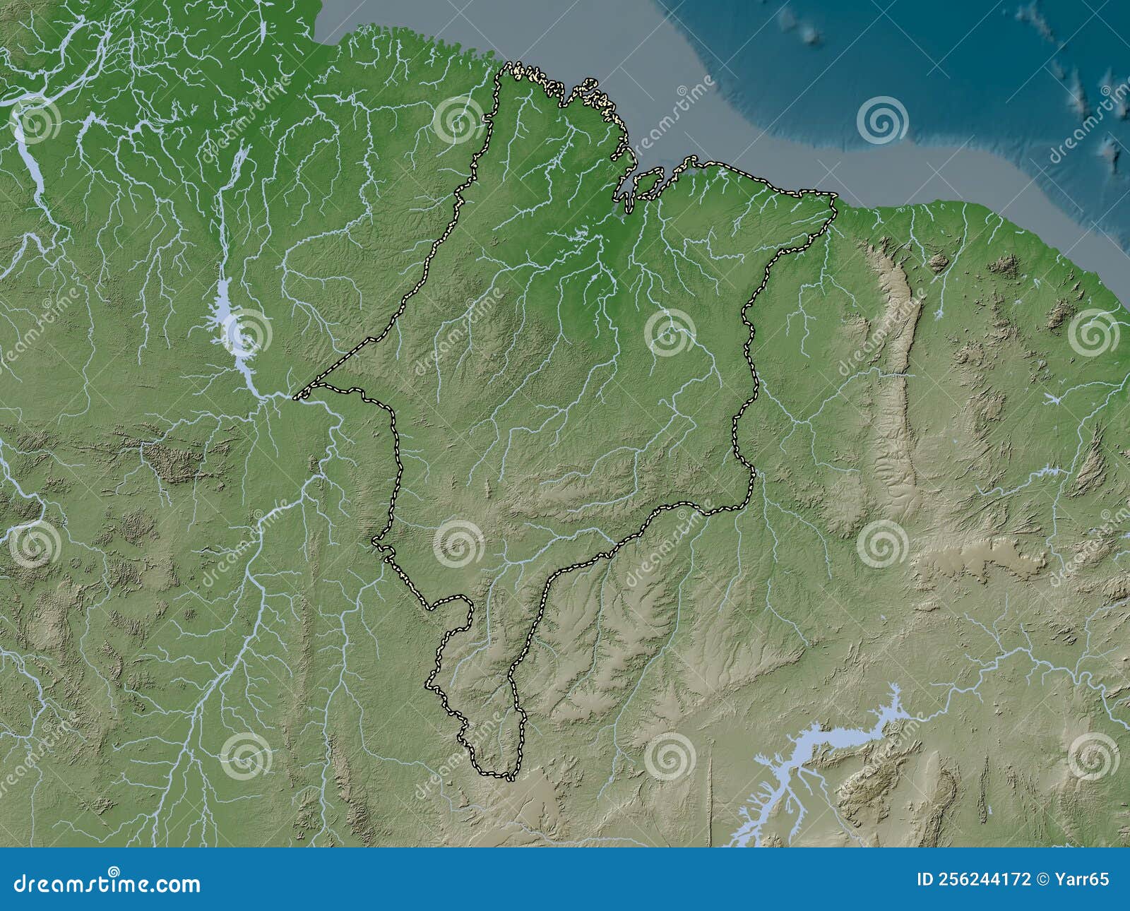 Maranhao, Brazil. Wiki. No Legend Stock Illustration - Illustration of ...