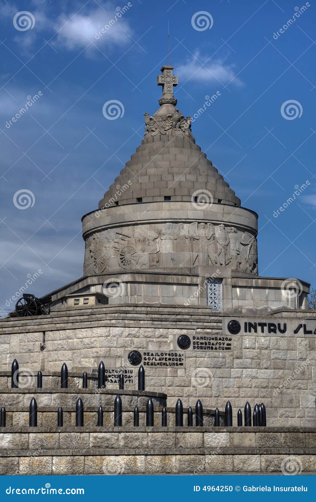 Marasesti Mausoleum stock photo. Image of cross, bomb - 4964250