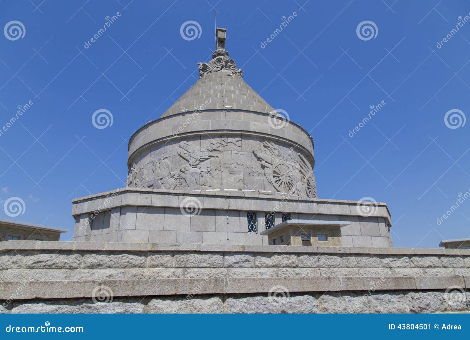 Visiting the Heroes Mausoleum from Marasesti Stock Image - Image of ...