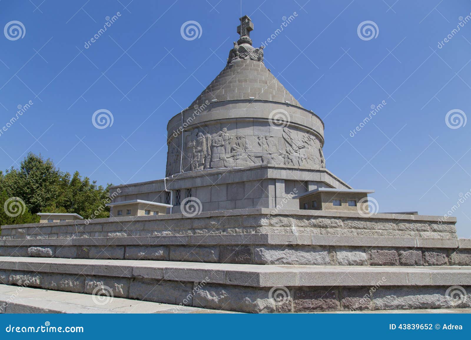 Visiting the Heroes Mausoleum from Marasesti Stock Photo - Image of ...