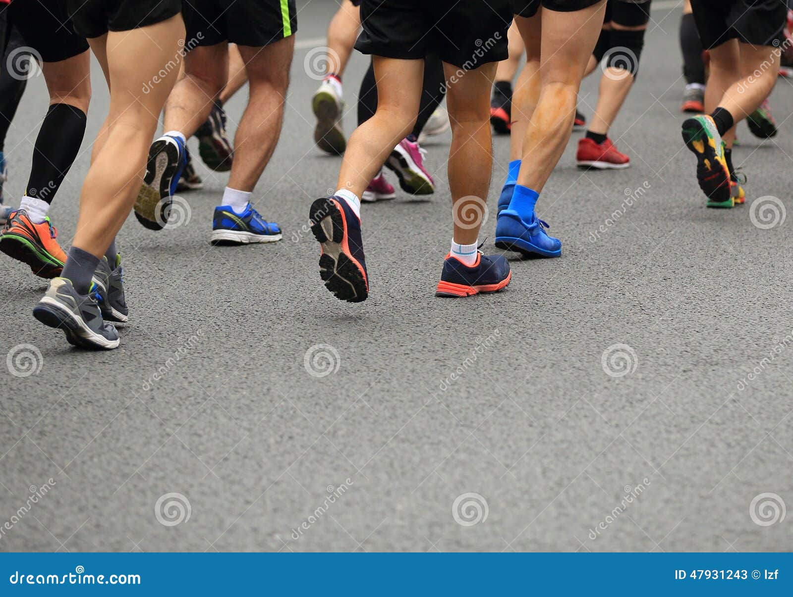 Marathon athletes running stock image. Image of front - 47931243