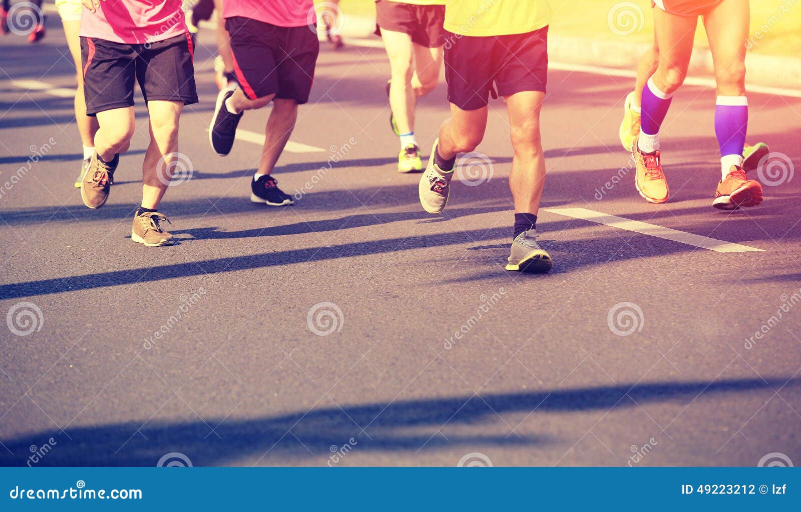 Marathon athletes running stock photo. Image of front - 49223212