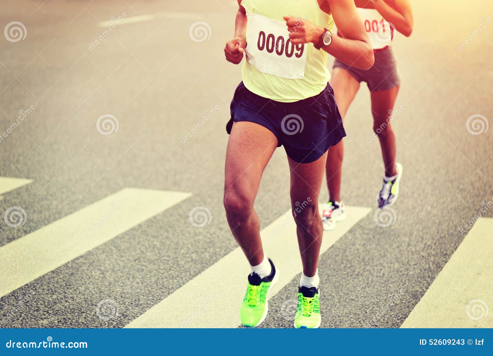 Marathon athletes running stock image. Image of colorful - 52609243