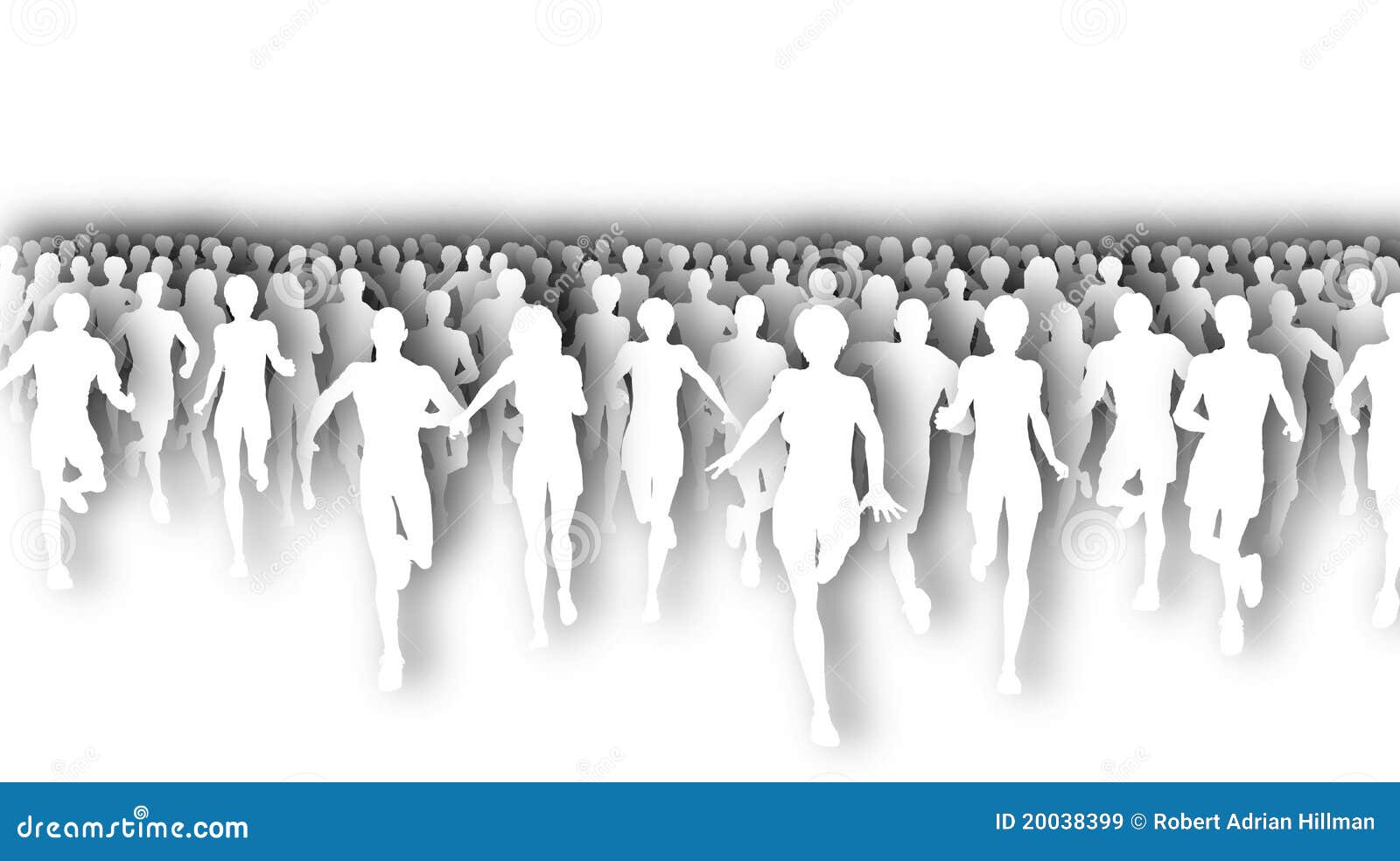 Marathon cutout stock illustration. Illustration of race - 20038399