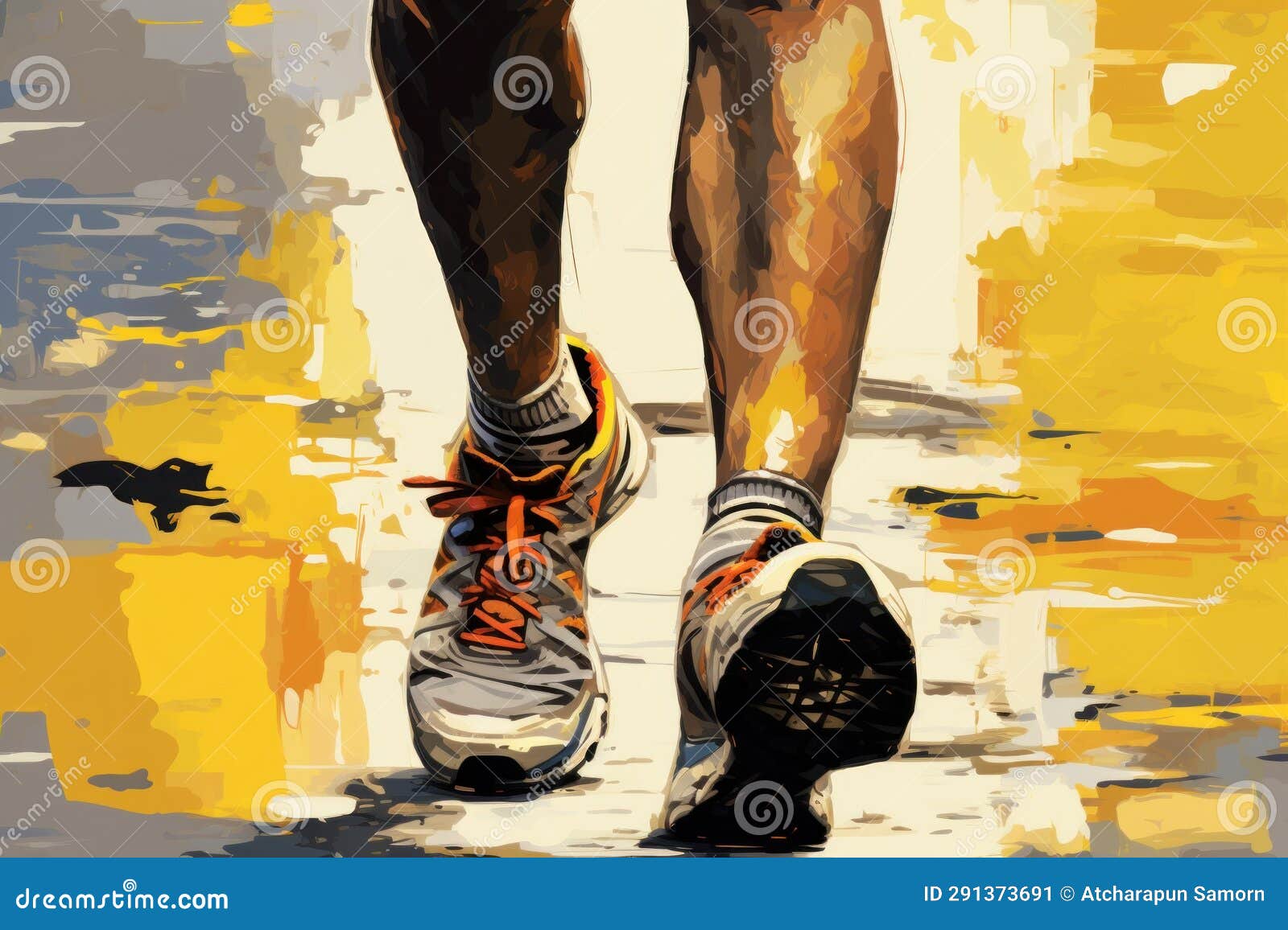 Marathon Poster Design Abstract Background Stock Illustration ...