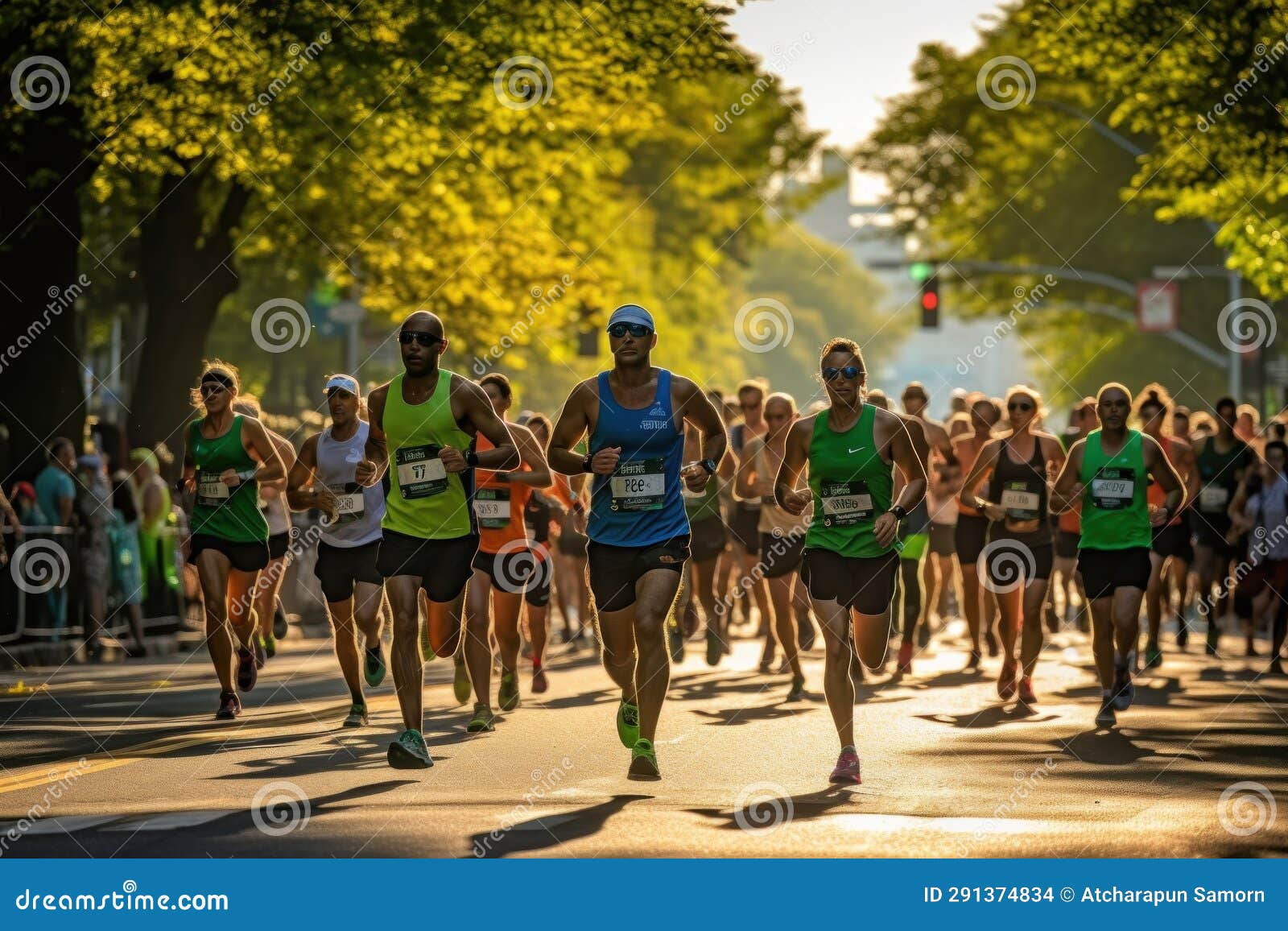 Marathon Poster Design Abstract Background Stock Photo - Image of ...