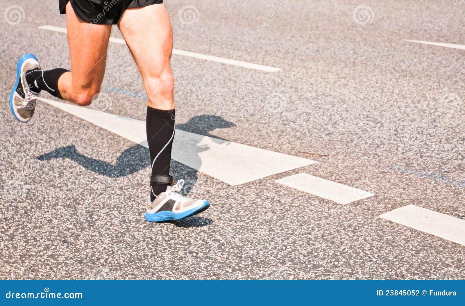 Legs of Man Running on Road Stock Photo - Image of race, competitions ...