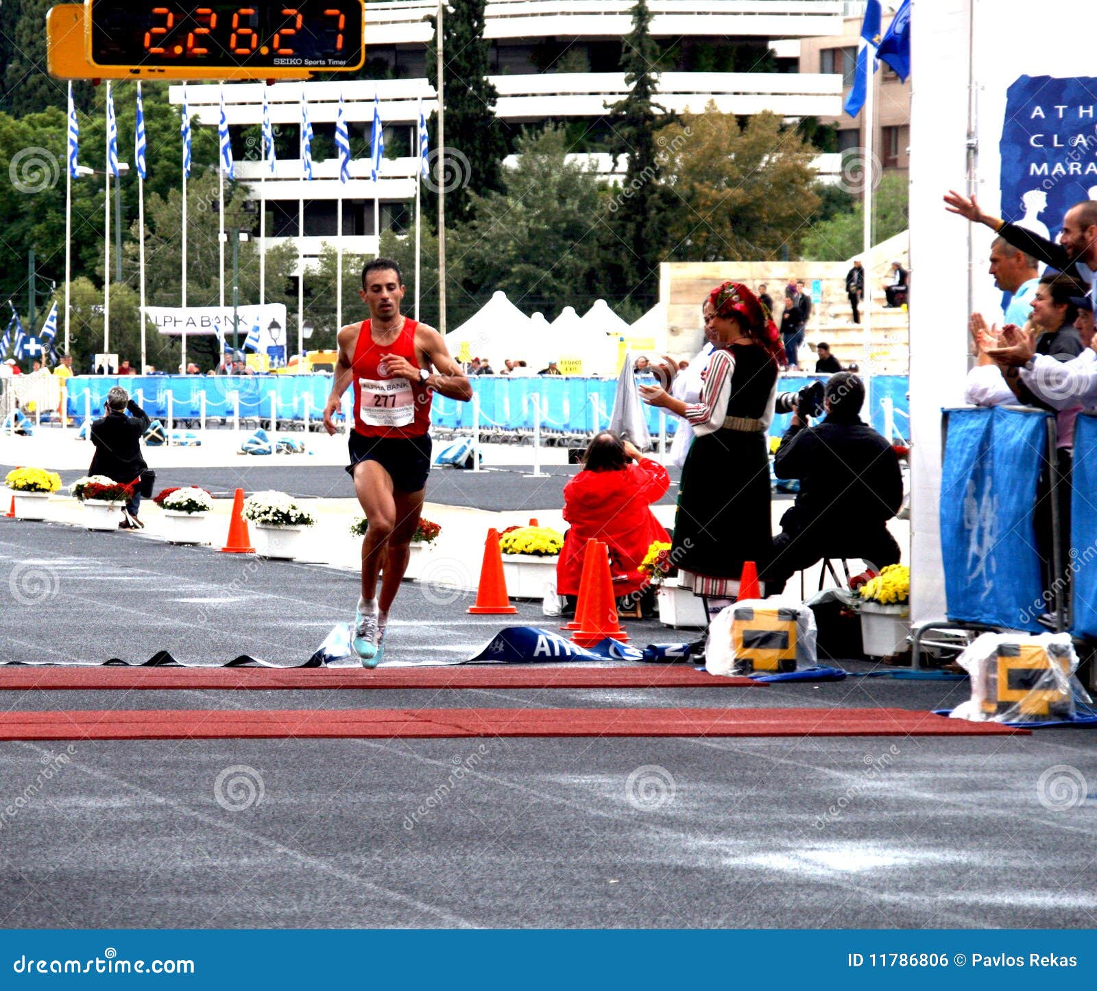 Marathon Runner Theodorakakos Dimitrios of Greece Editorial Photo ...