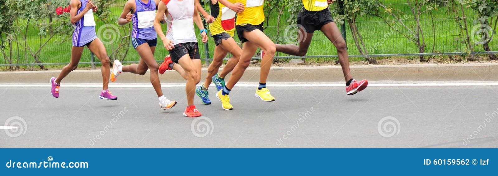 Marathon Runners Bus Editorial Photo | CartoonDealer.com #26838987