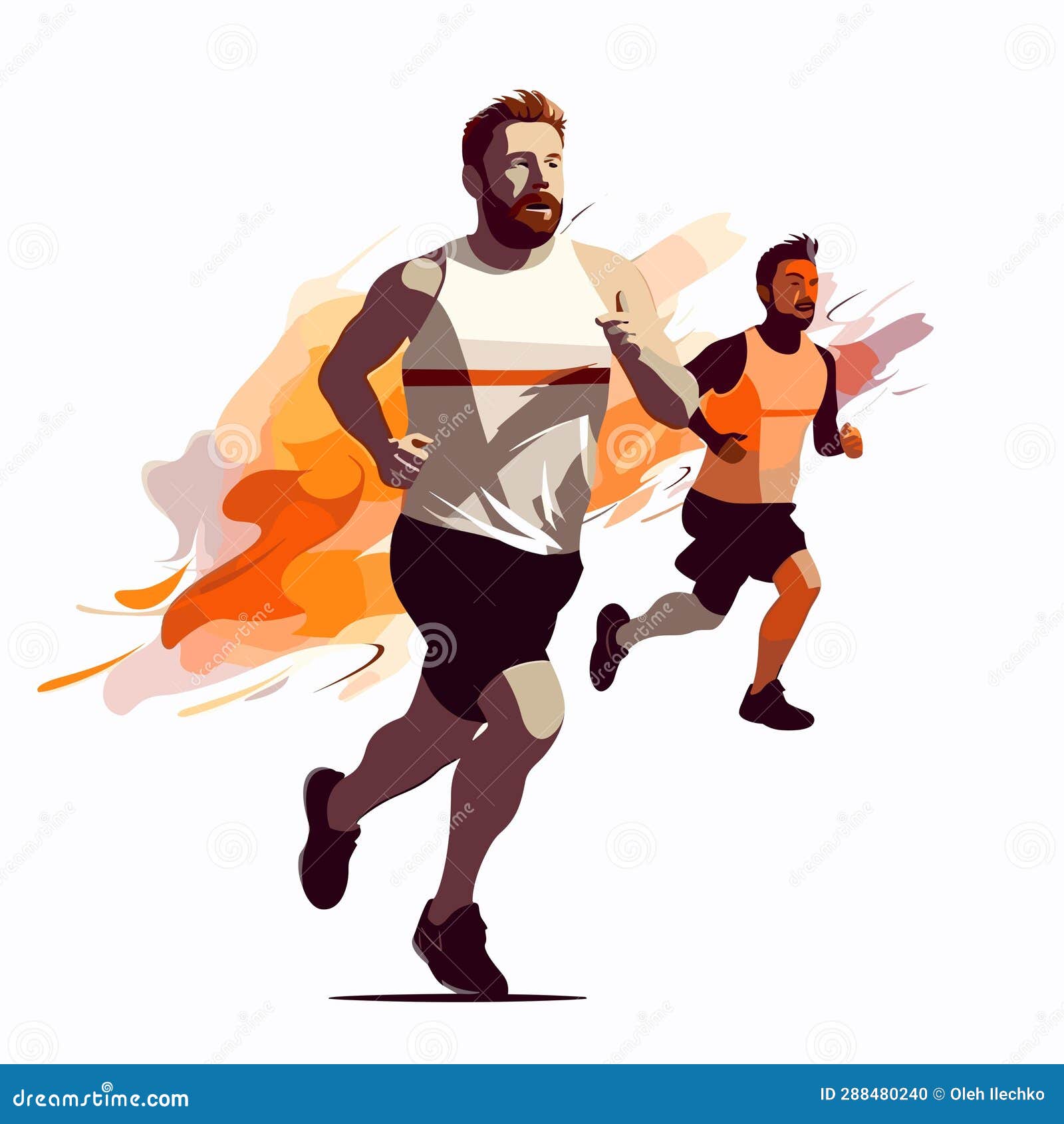Marathon Vector Flat Minimalistic Isolated Illustration Stock Vector ...