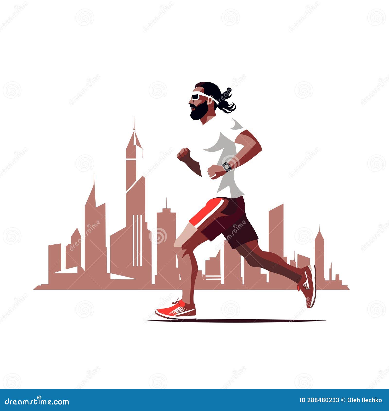 Marathon Vector Flat Minimalistic Isolated Illustration Stock Vector ...