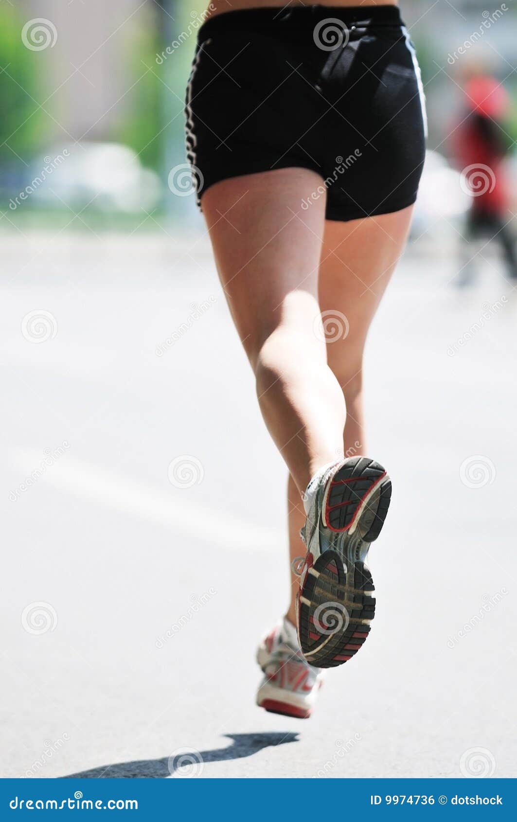 Marathon woman run stock photo. Image of jogging, foot - 9974736