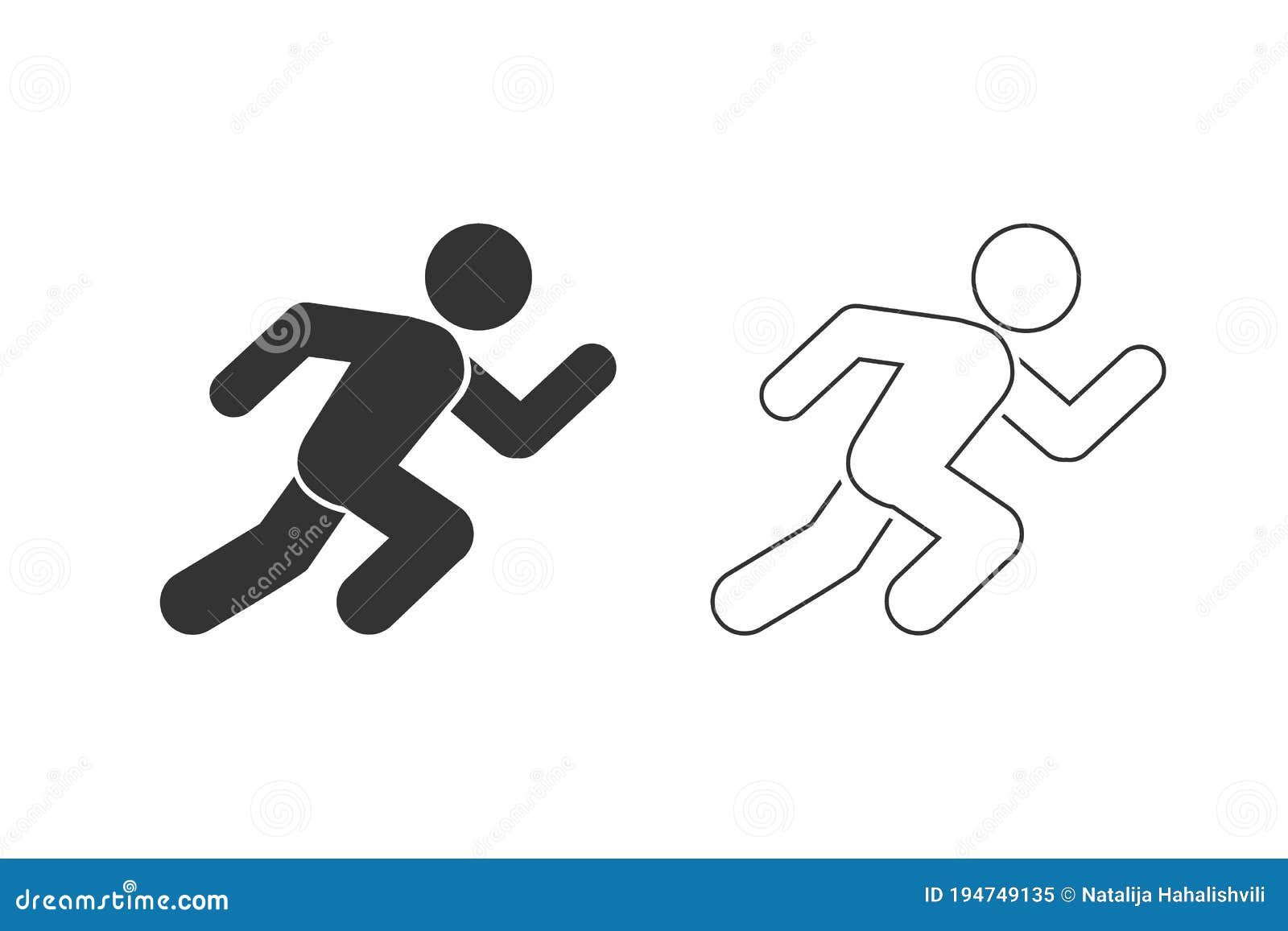 Maratón De Atletismo De Hombre En Marcha Línea De Deporte De Verano ... Maratón De Atletismo De Hombre En Marcha Línea De Deporte De Verano ...