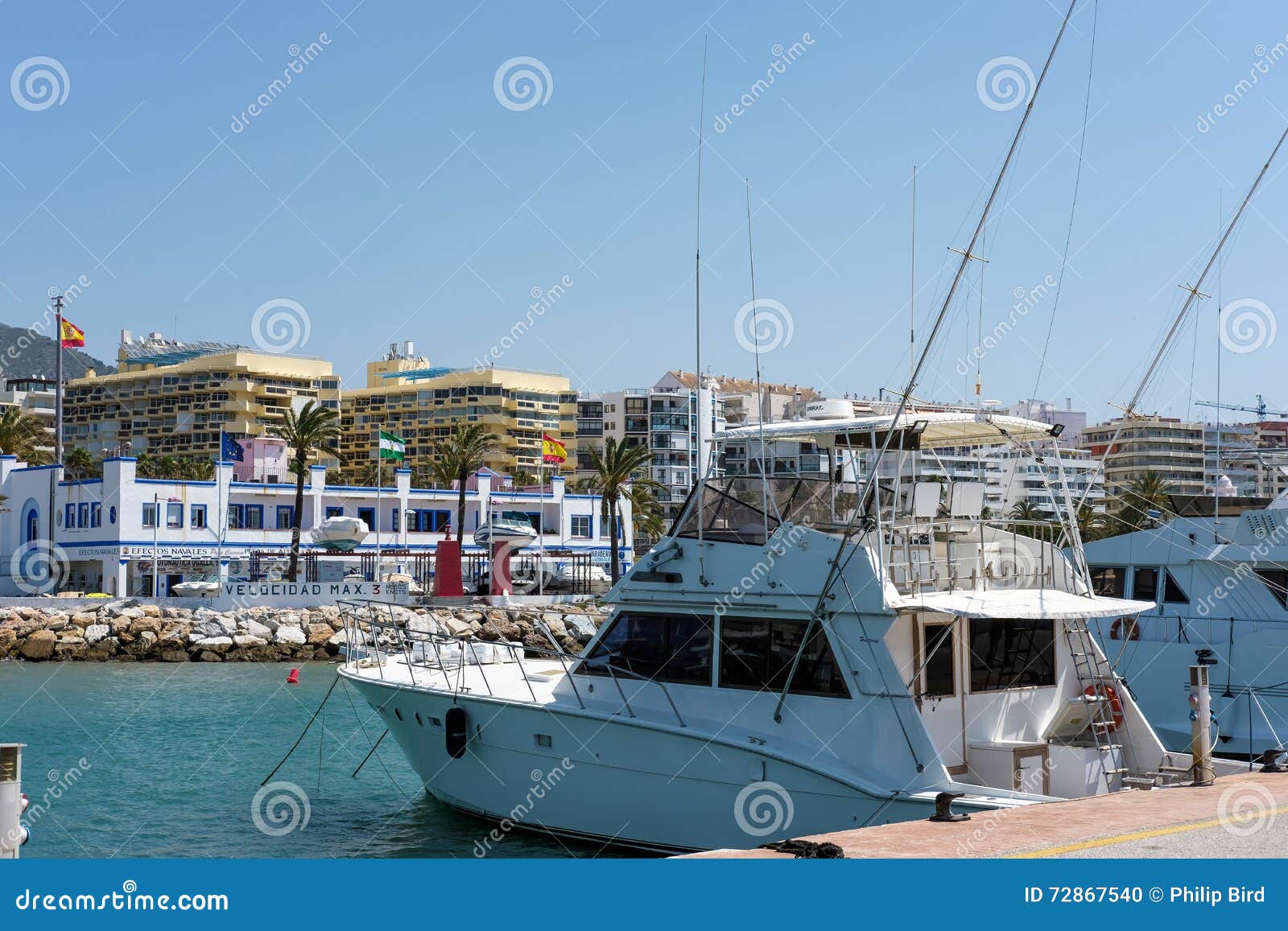 MARBELLA, ANDALUCIA/SPAIN - MAY 26 : View of the Marina at Marbella ...
