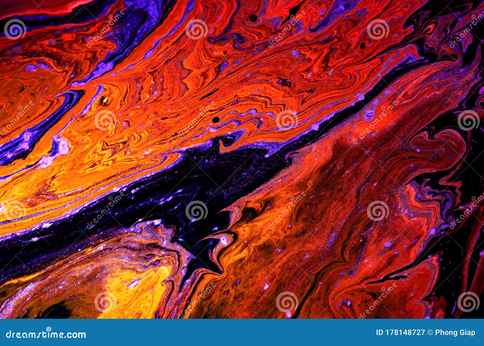 Marble Abstract Acrylic Background. Violet Marbling Artwork Texture ...