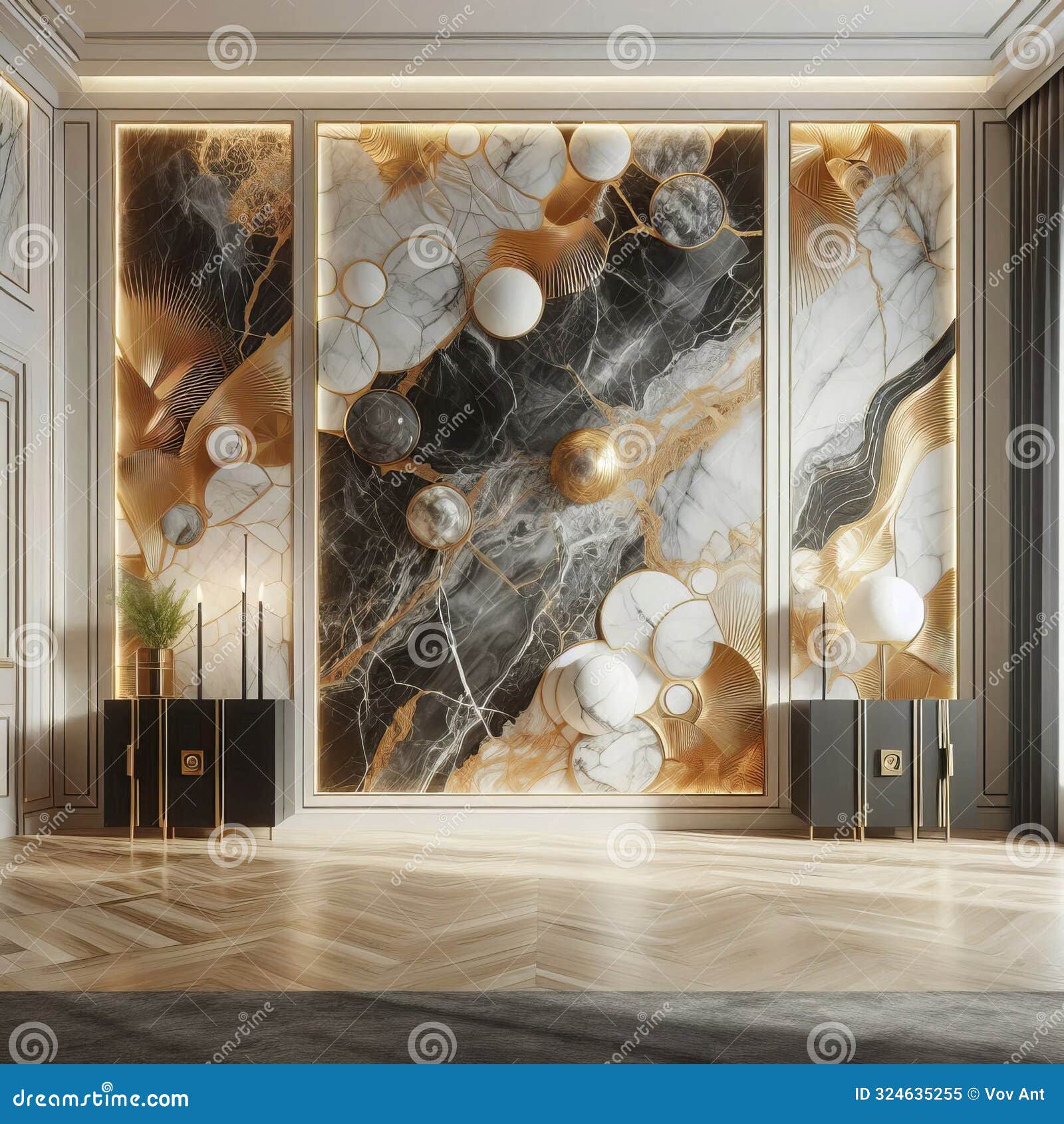 Marble Accent Wall Dramatic Accent Walls Made from Marble, Ho Stock ...