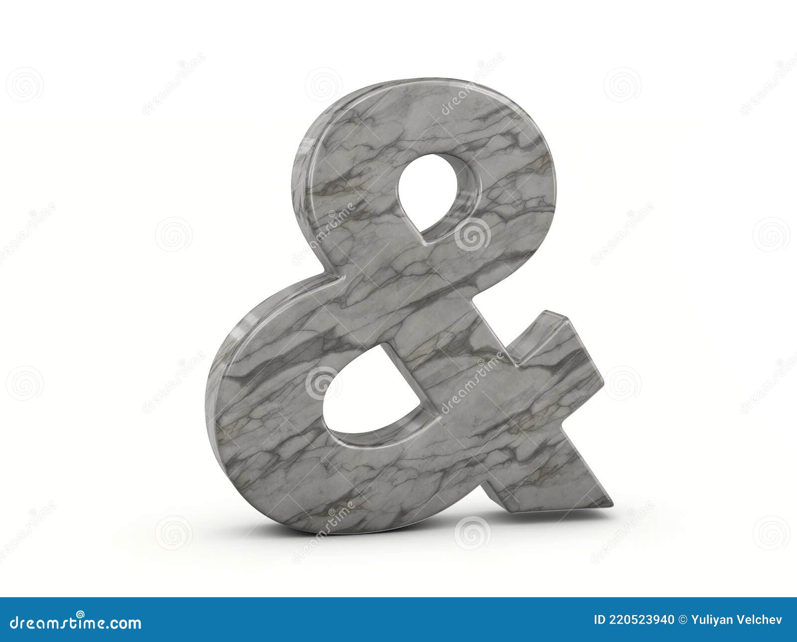 Marble ampersand symbol stock illustration. Illustration of rock ...