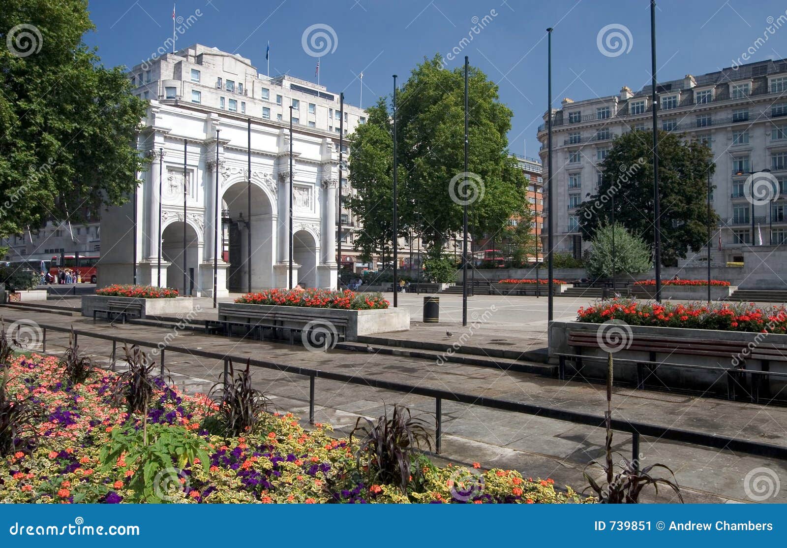 Marble Arch stock image. Image of marble, summer, london - 739851