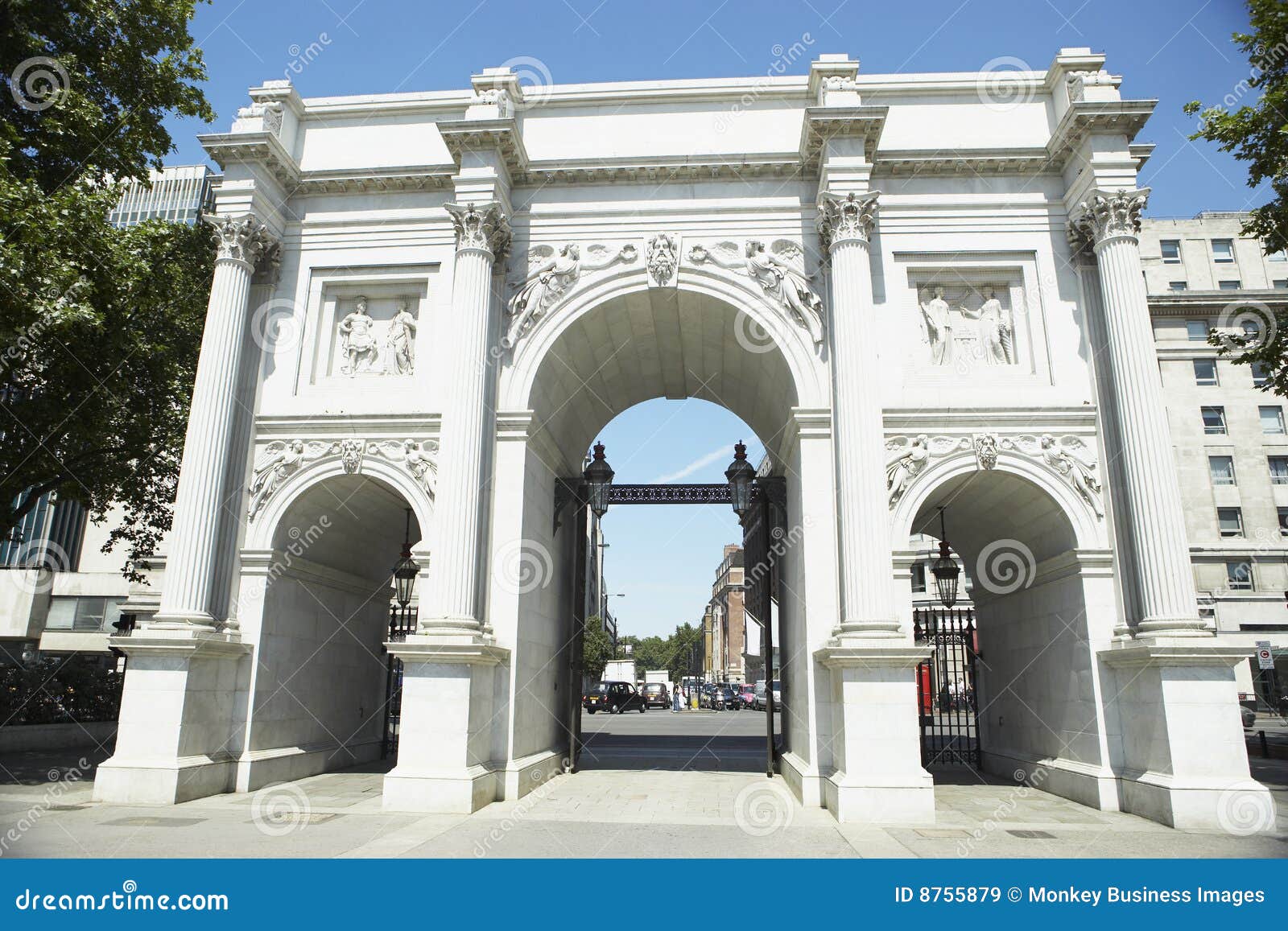 Marble Arch, London, England Stock Image - Image of triumphal, landmark ...