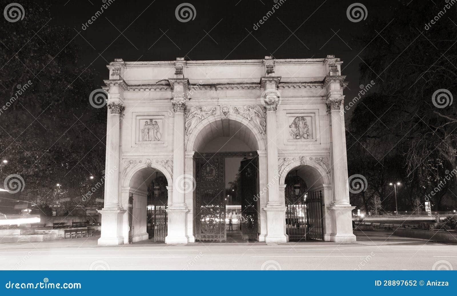 Marble Arch, London Royalty-Free Stock Image | CartoonDealer.com #808294