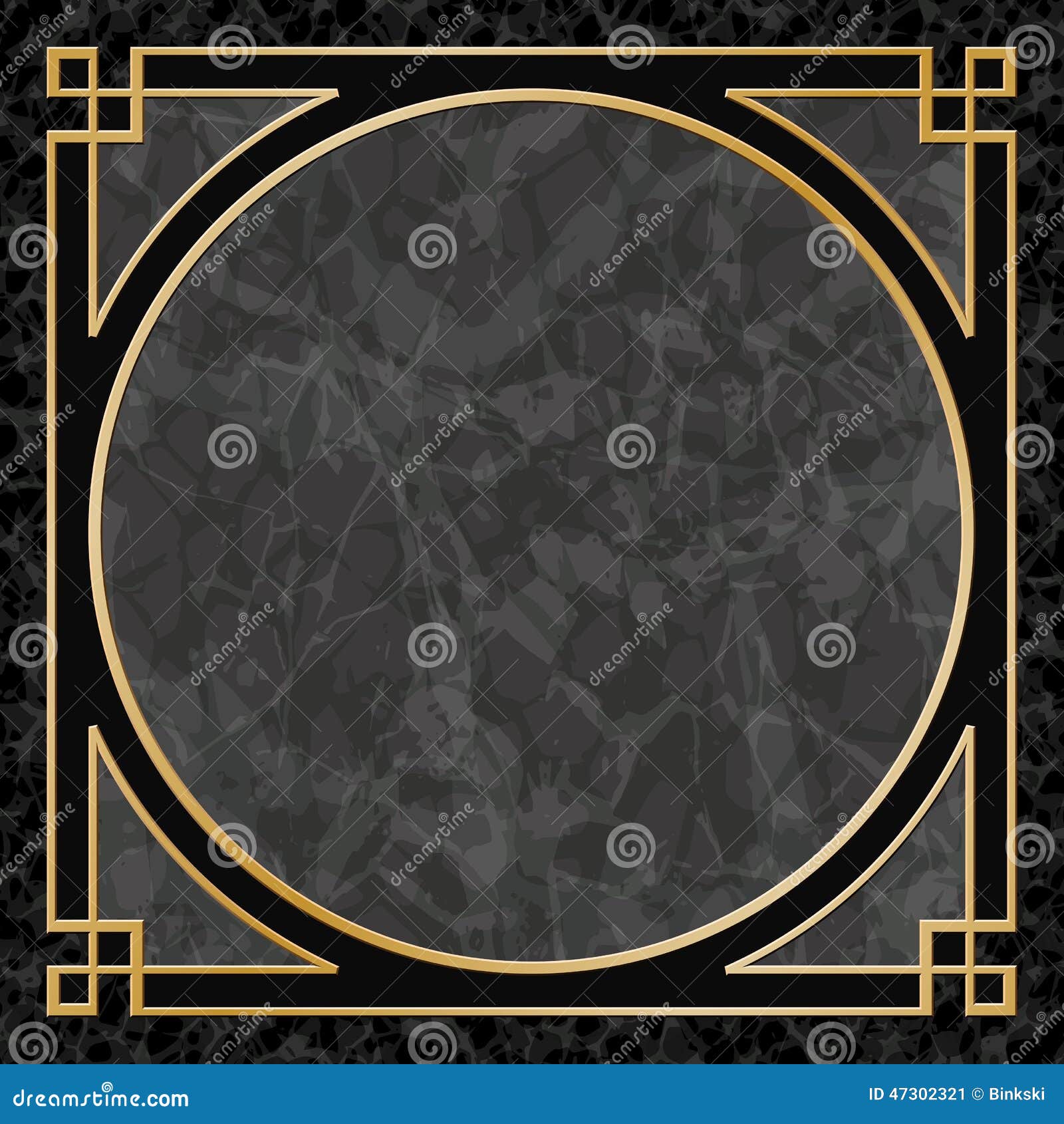 Marble Background with Frame, Border Stock Vector - Illustration of ...